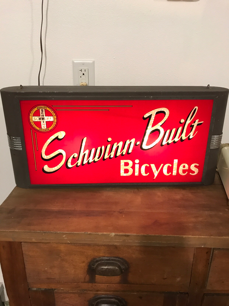 Super Nice SCHWINN sign - Any Info? | All Things Schwinn | The Classic ...