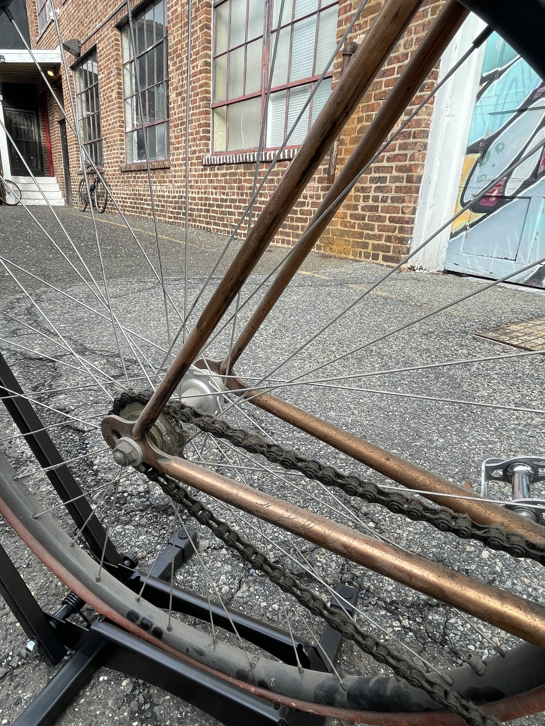 Early Copper Plated Track Bike | Sell - Trade: Complete Bicycles | The ...