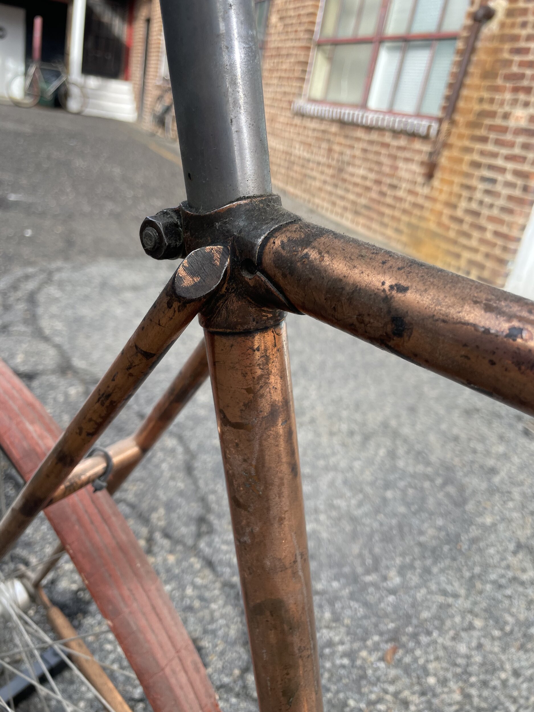 Early Copper Plated Track Bike | Sell - Trade: Complete Bicycles | The ...