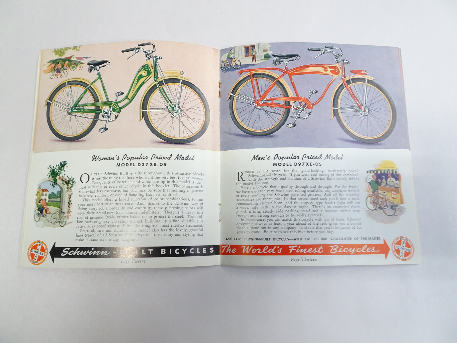 Sold - Prewar 1940 Schwinn bicycle color catalogue | Archive (sold or ...