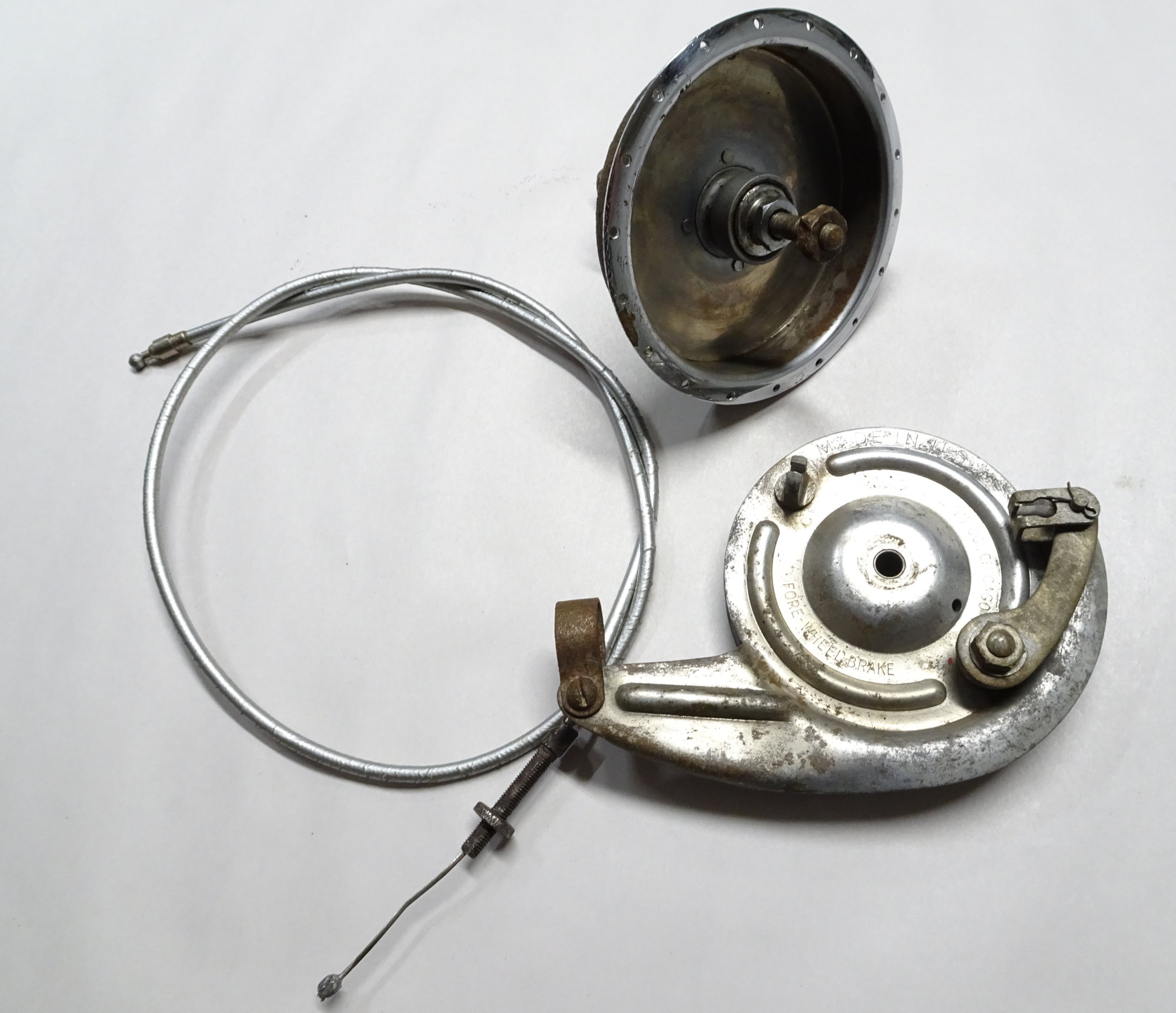 Sold - Prewar 1938-1939 Schwinn front drum brake & cable | Archive ...