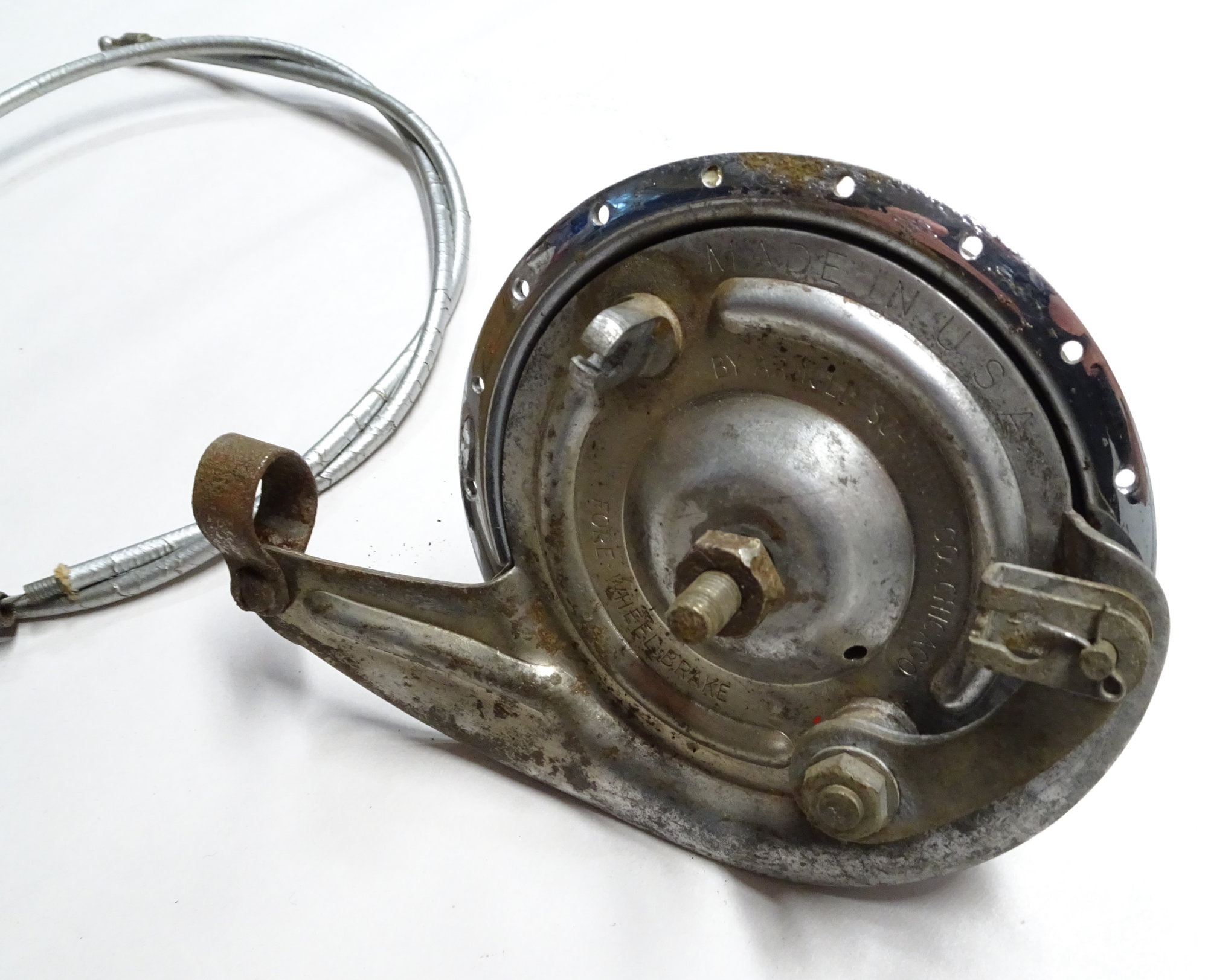 Sold - Prewar 1938-1939 Schwinn front drum brake & cable | Archive ...
