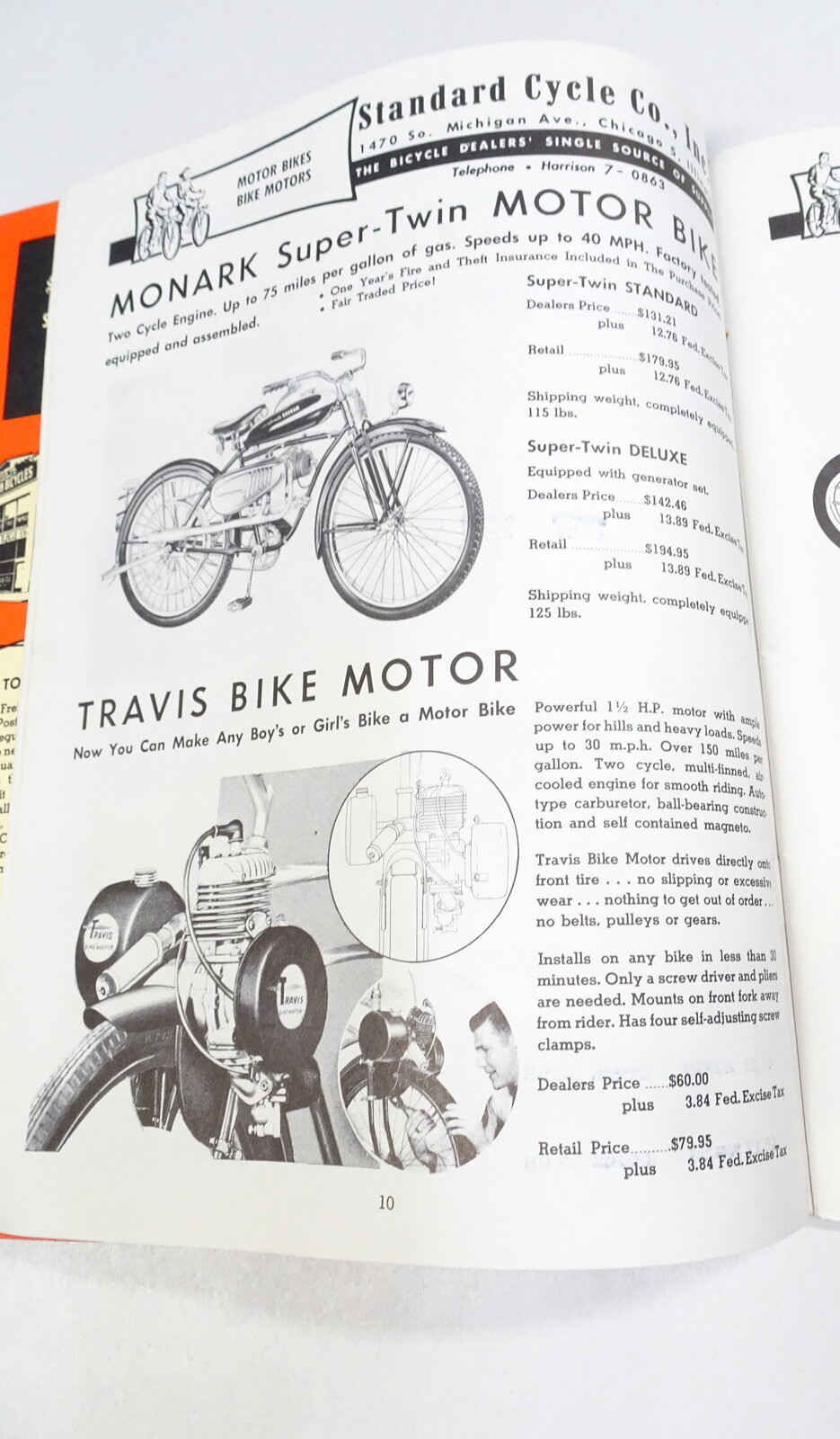 Sold - Vintage 1950's Standard Cycle Co catalogue | Archive (sold or ...