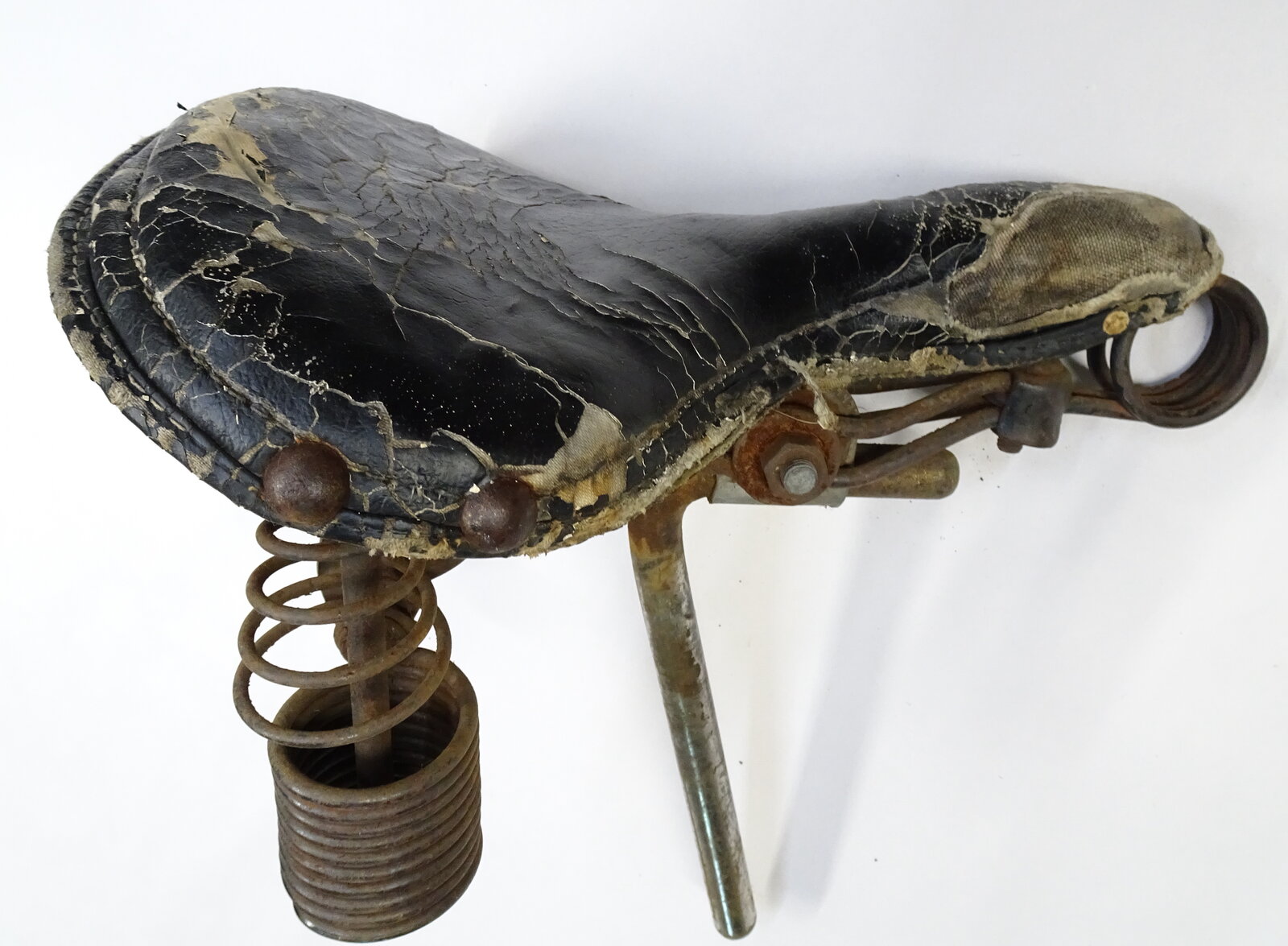 Sold - Prewar Troxel long spring saddle & seat post | Archive (sold or ...