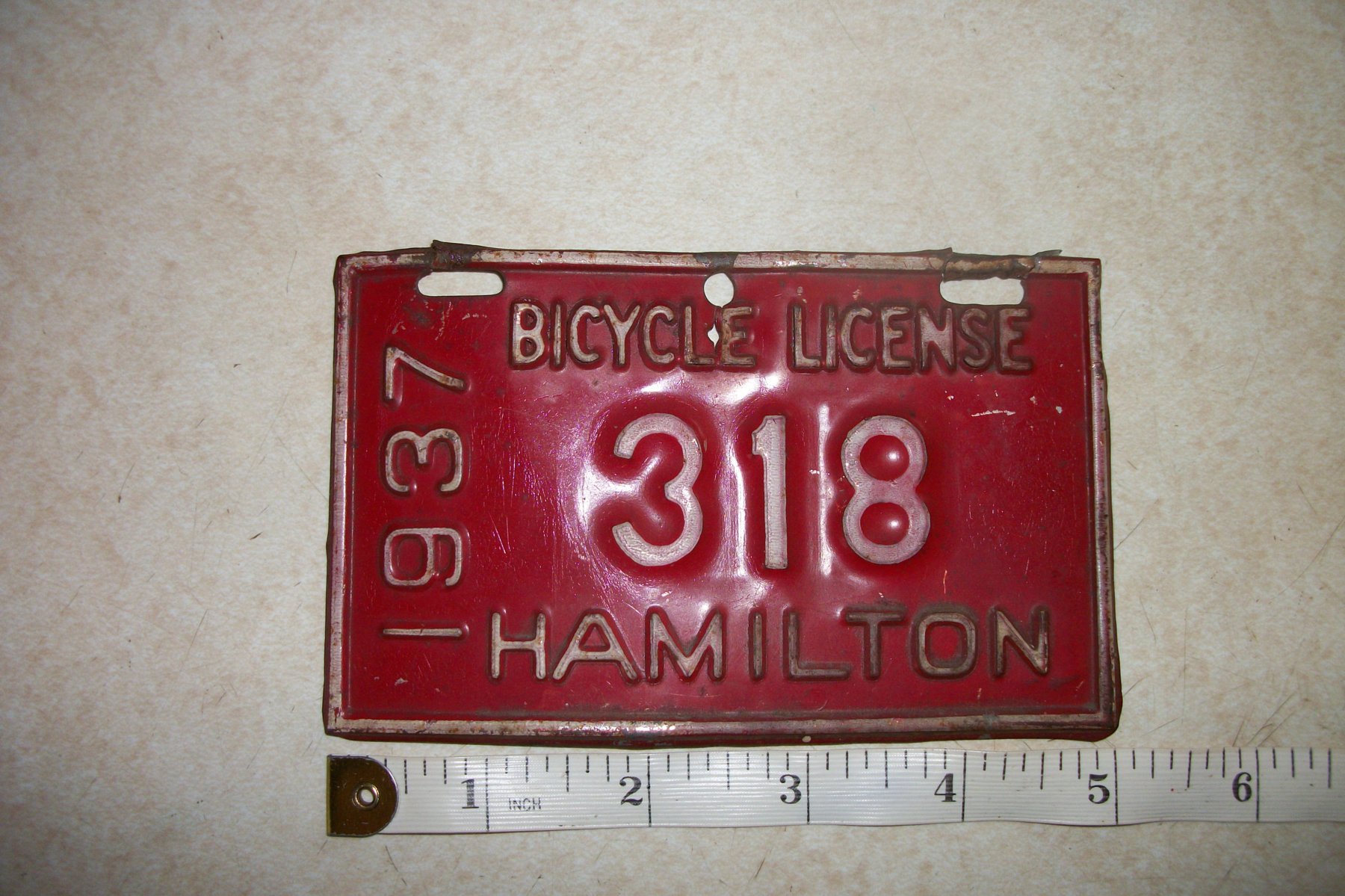 Sold - license plate 1937 original | Archive (sold or withdrawn) | The ...