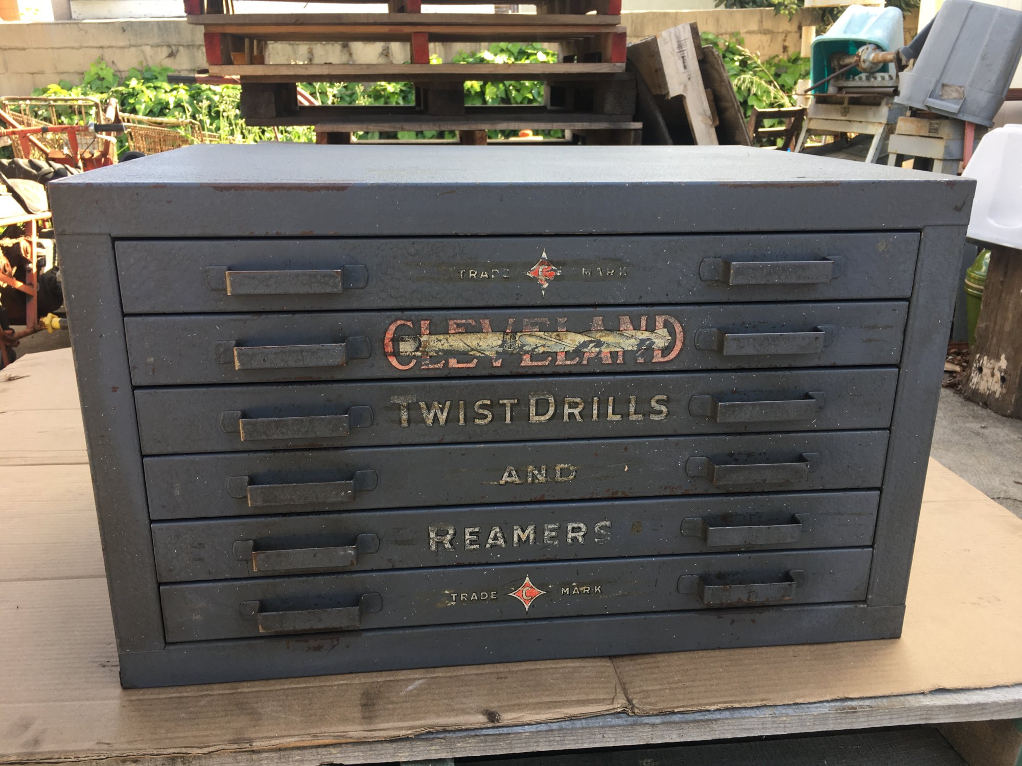 Sold - Cleveland twist drills and reamers cabinet | Archive (sold or ...