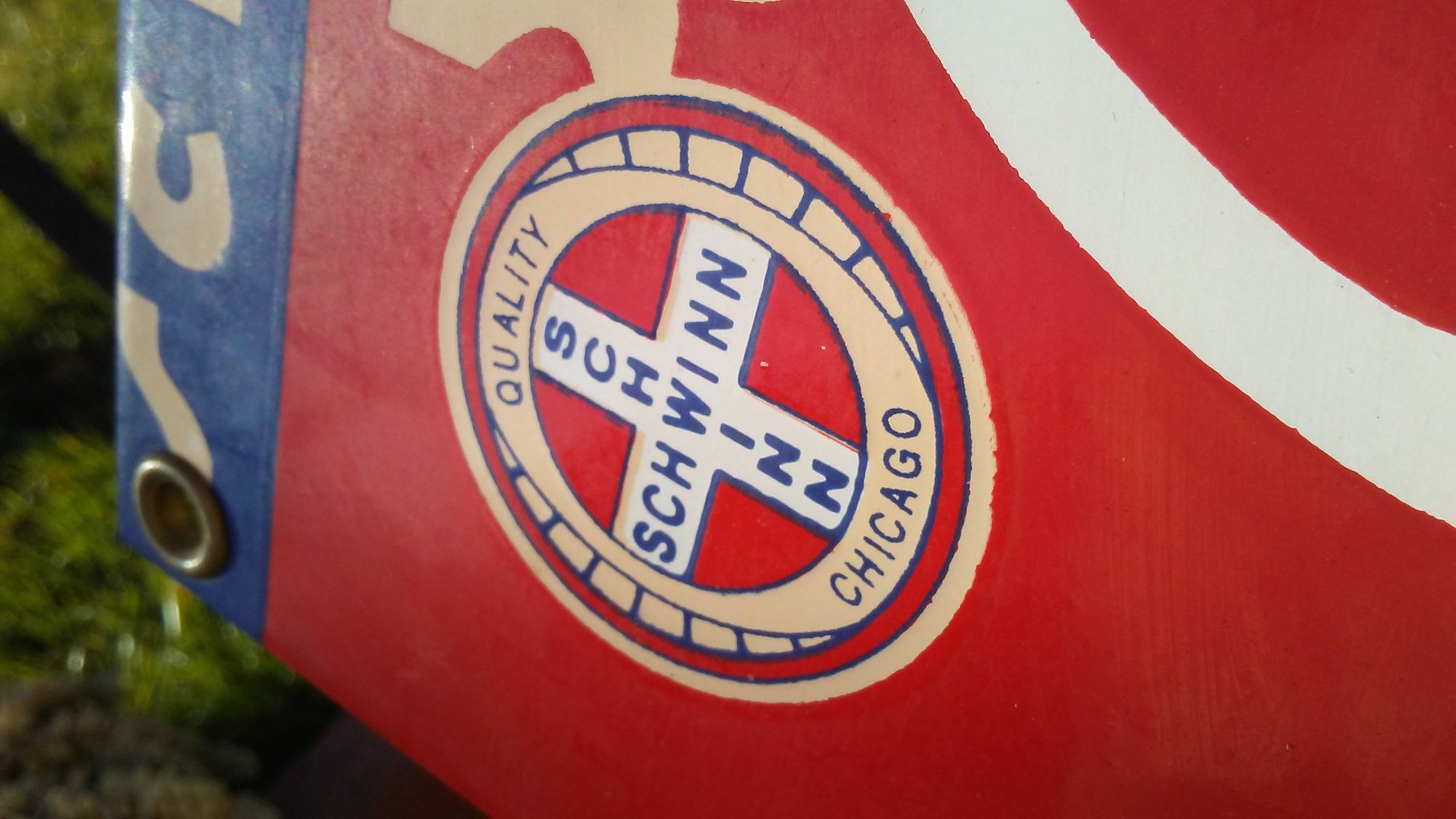 Schwinn metal porcelain sign | Sell - Trade: Bicycle Parts, Accessories ...
