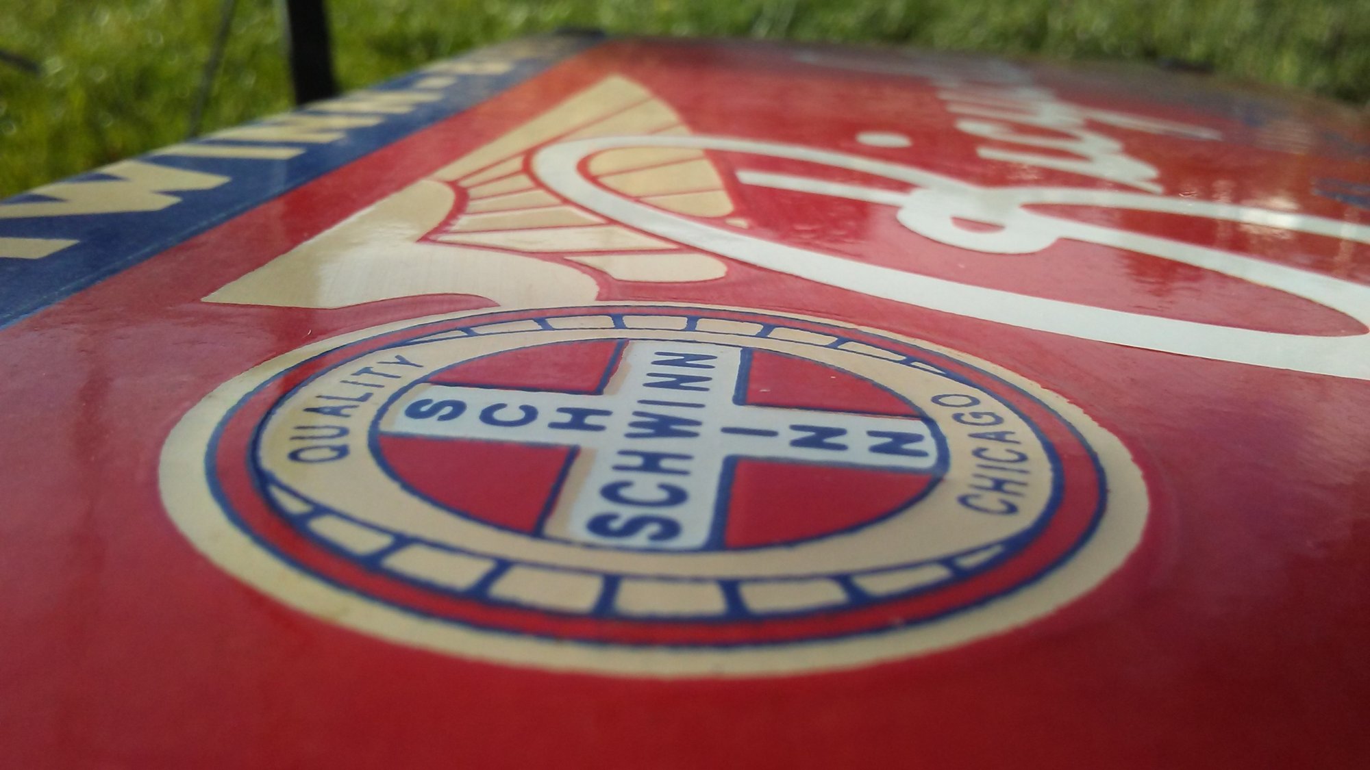 Schwinn metal porcelain sign | Sell - Trade: Bicycle Parts, Accessories ...