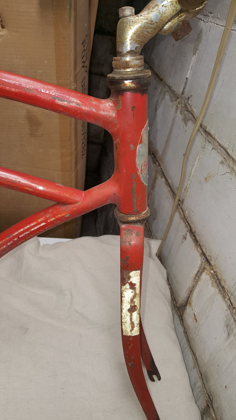 Sold - 1951 Schwinn Spitfire frame | Archive (sold or withdrawn) | The ...