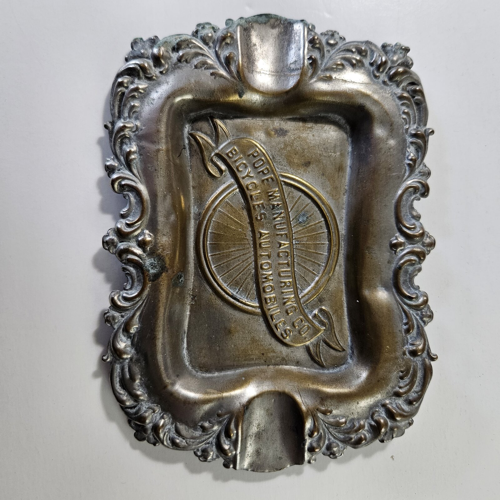 Pre 1915 Pope Bicycle & Automobile Advertising Ashtray For Sale Or ...