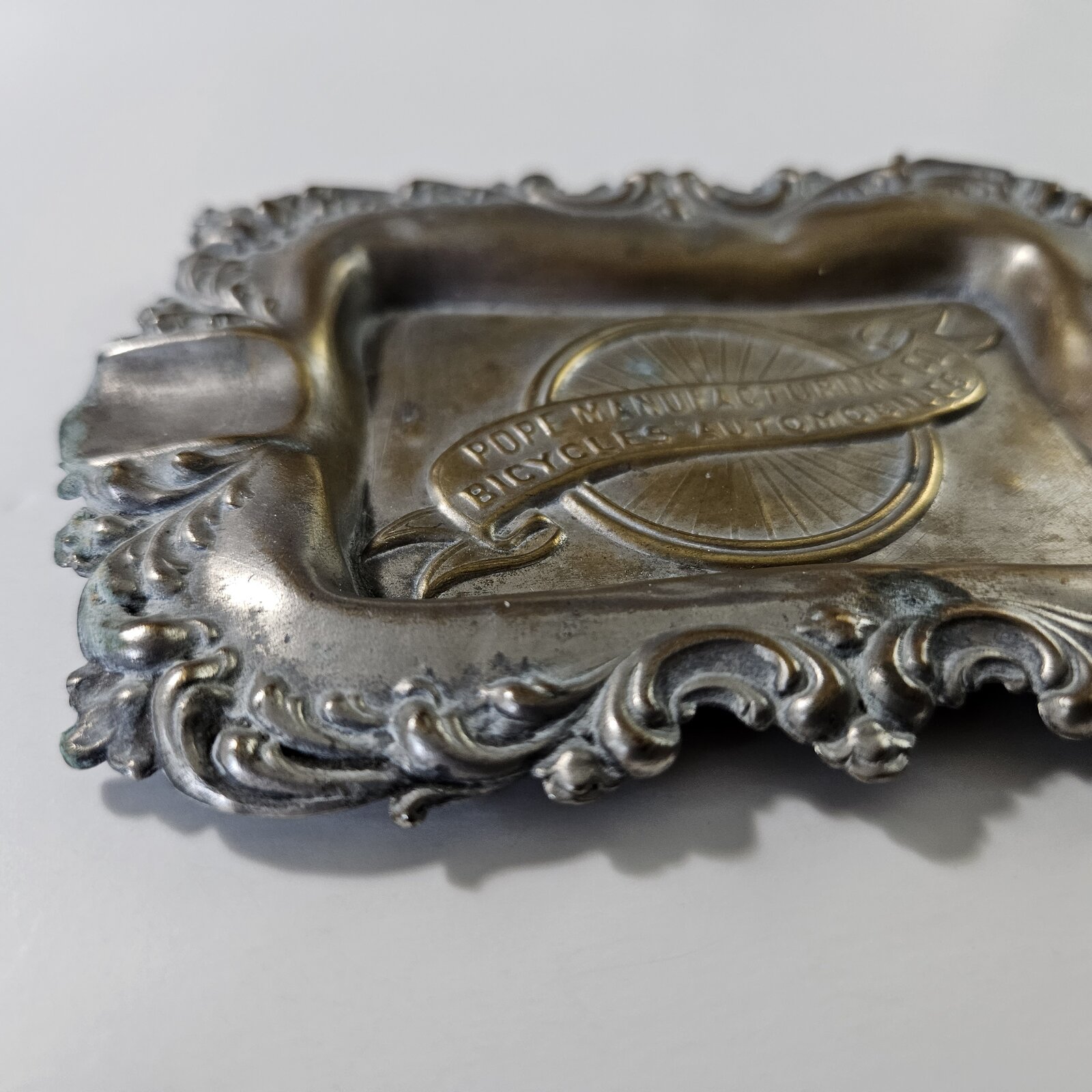 Pre 1915 Pope Bicycle & Automobile Advertising Ashtray For Sale Or ...