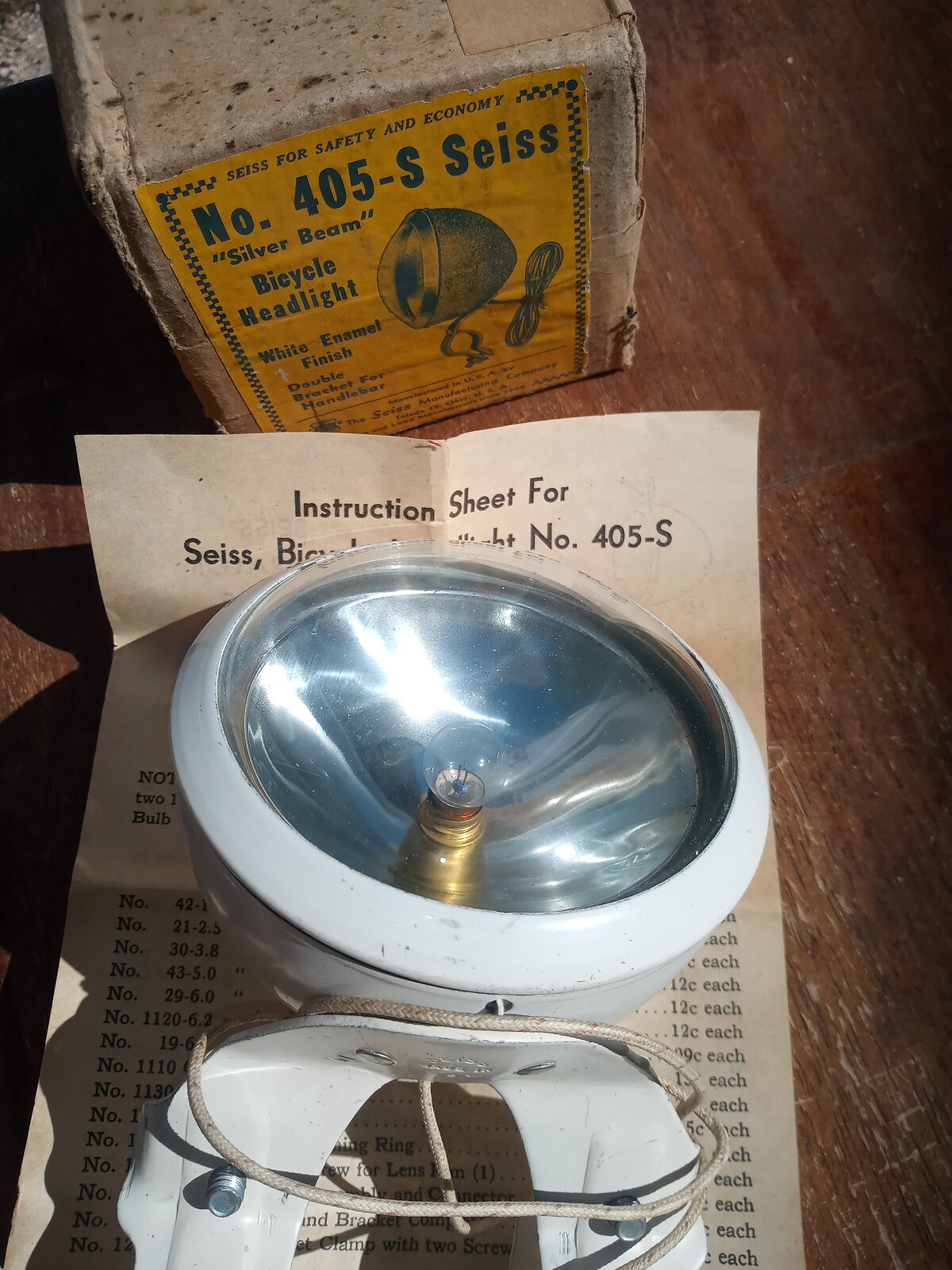 Withdrawn - NOS. Seiss head lites | Archive (sold or withdrawn) | The ...
