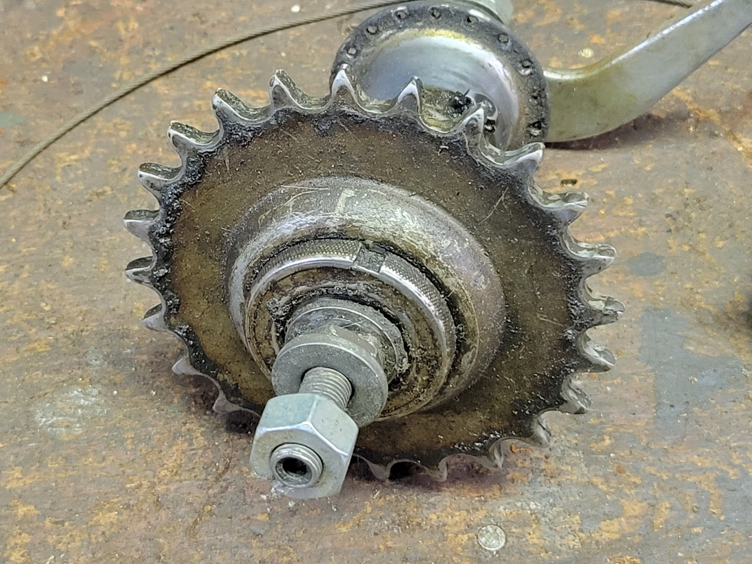 Sold - New Departure 2 speed hub set up w/1/2" sprocket | Archive (sold ...