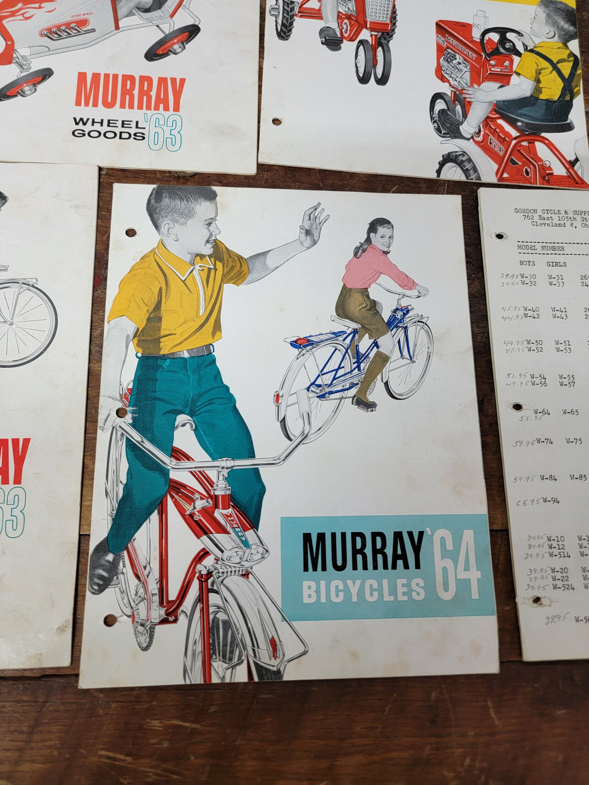 Original Bicycle/pedal car catalogs with some price sheets. Really cool ...