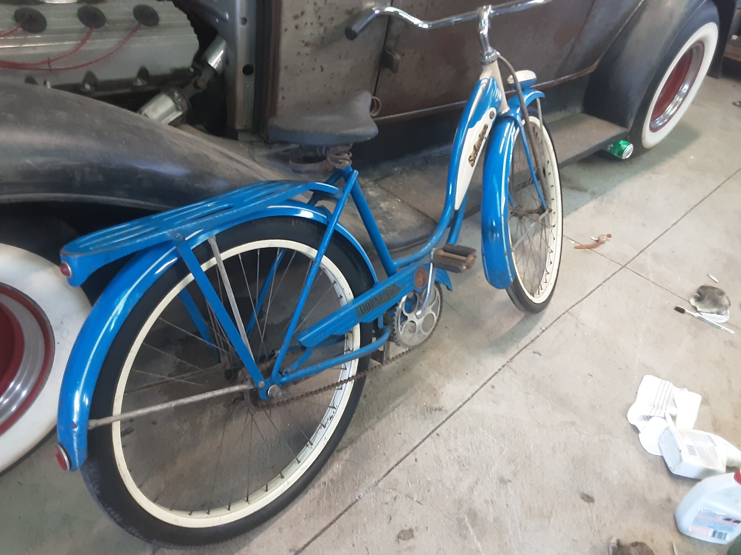 For Sale `54 blue girls Schwinn Hornet $200 | Sell - Trade: Complete ...