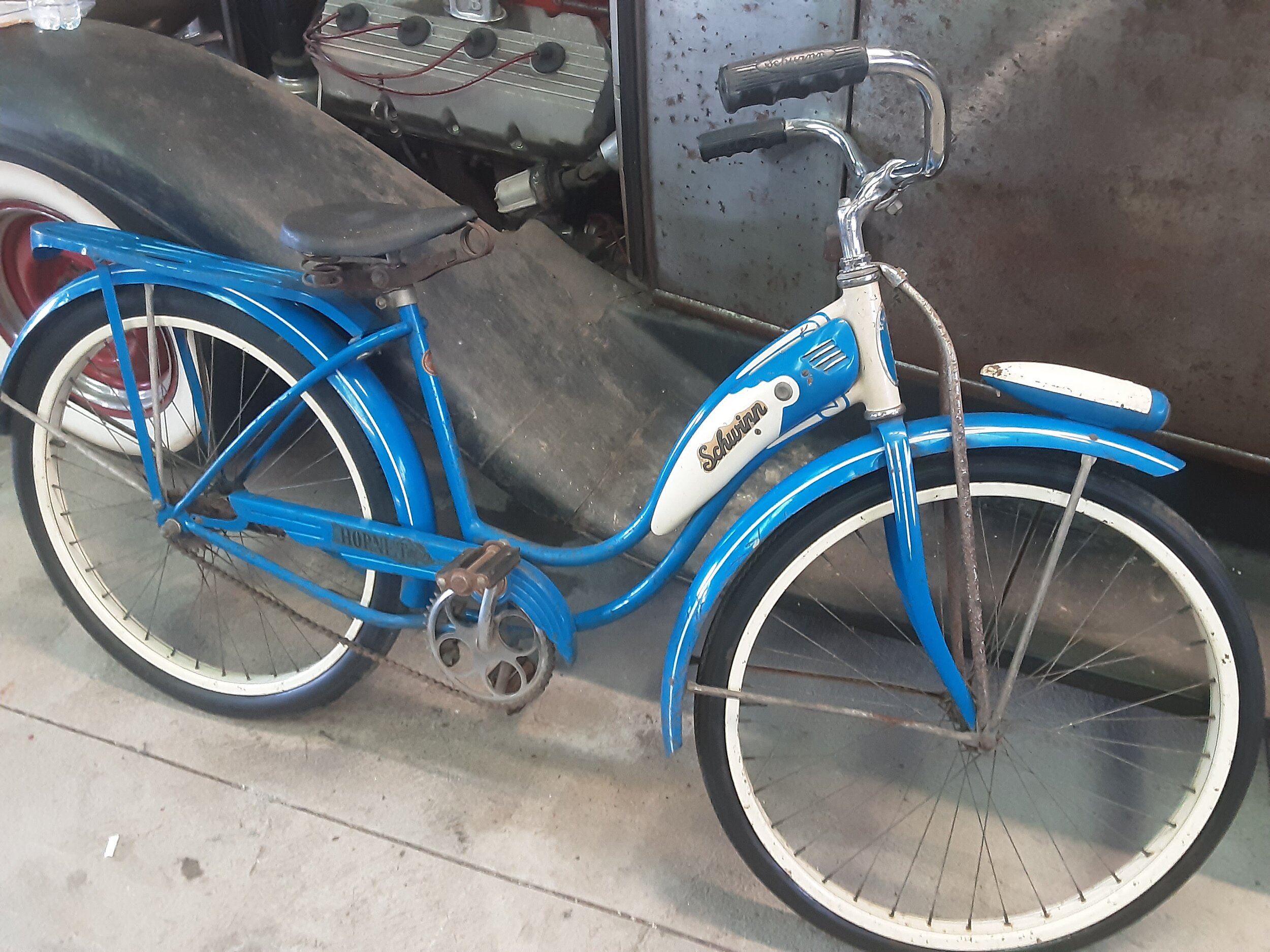 For Sale `54 blue girls Schwinn Hornet $200 | Sell - Trade: Complete ...