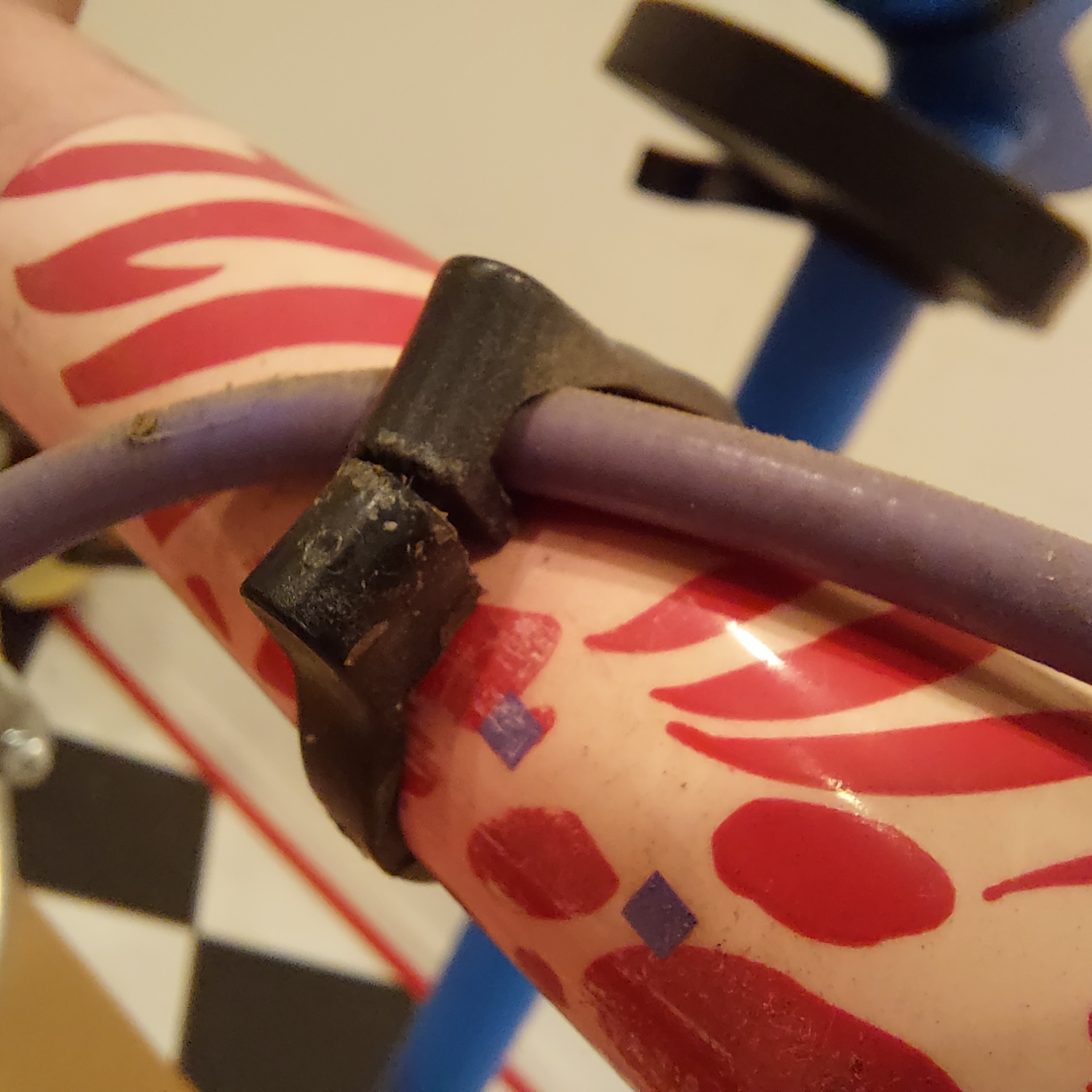 How do you remove these plastic brake cable clips? | Bicycle ...