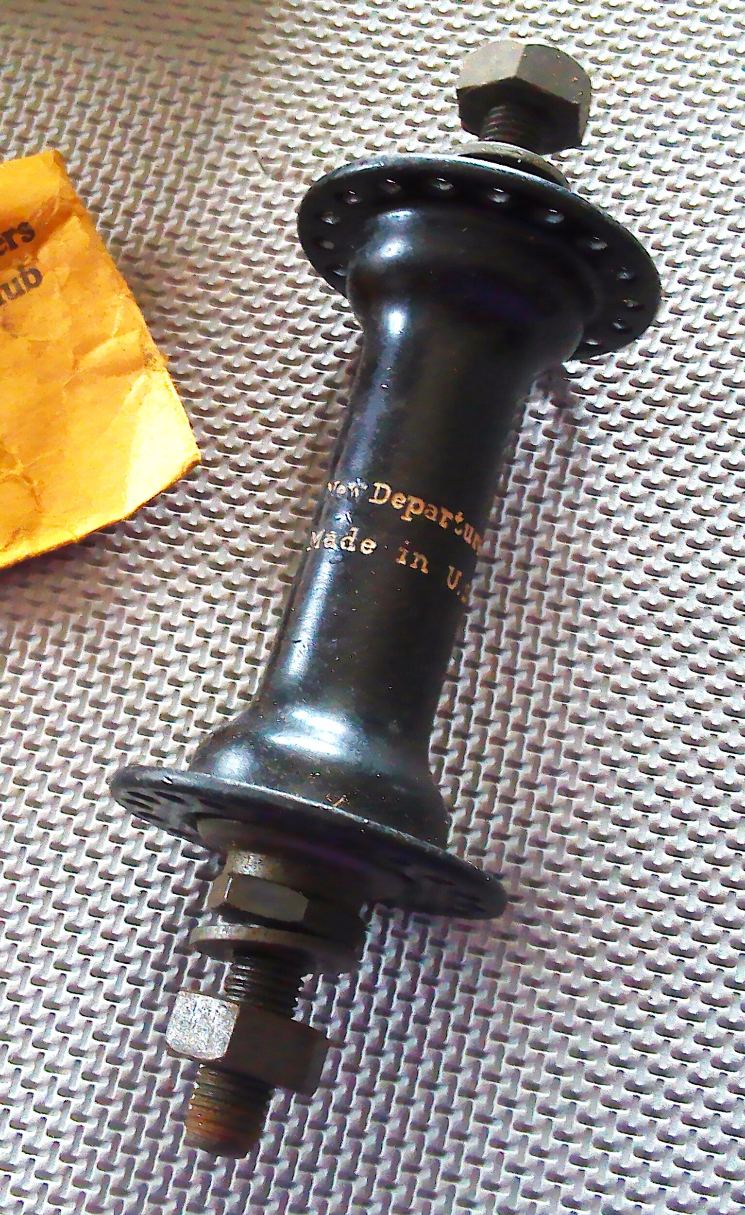 Sold - NOS in orig. box Prewar Blackout Front Hub New Departure 36 hole ...