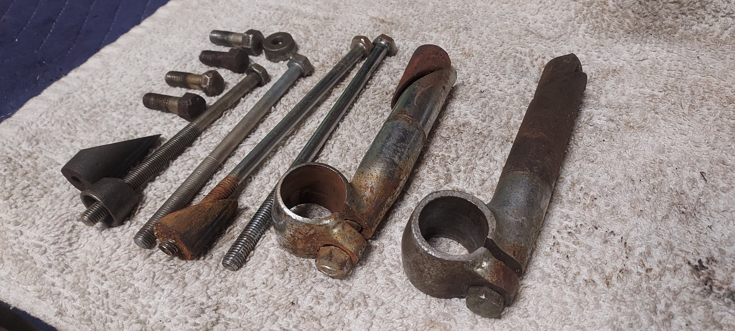 Sold - Vintage handlebar stem & hardware lotI | Archive (sold or ...