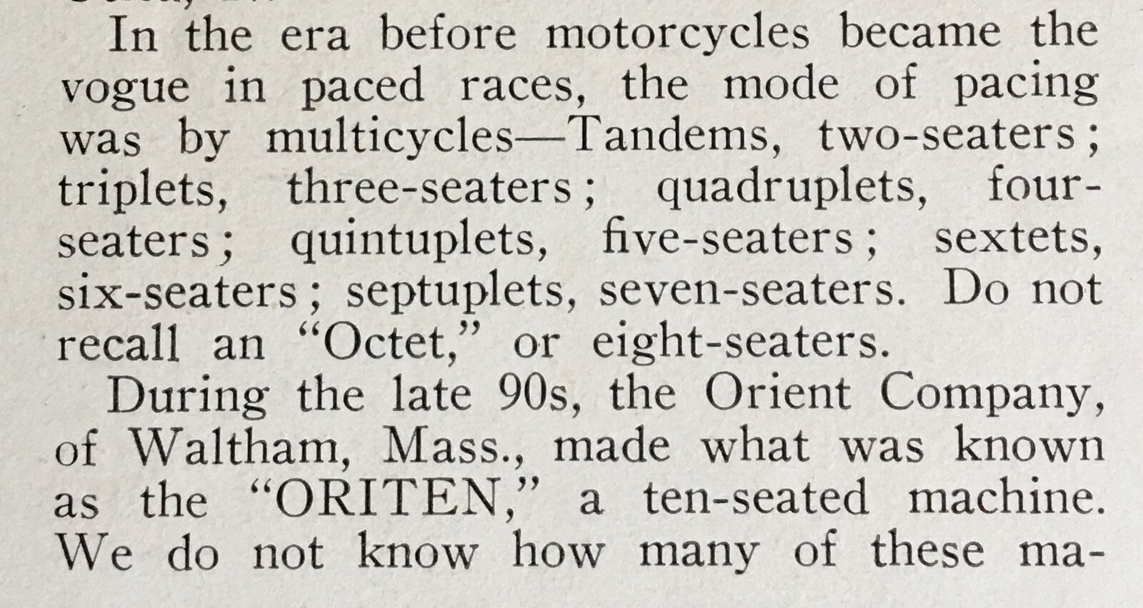 10 Person Bicycle | Antique Bicycles Pre-1933 | Page 2 | The Classic ...