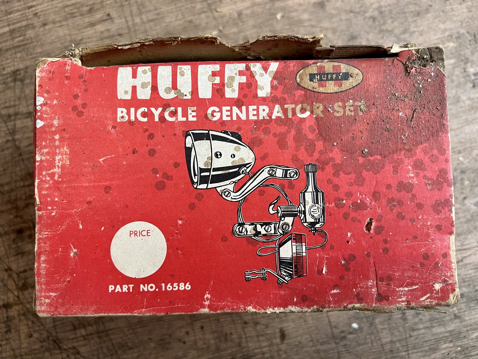 Sold - Dond: NOS Huffy headlight, taillight and generator accessory kit ...