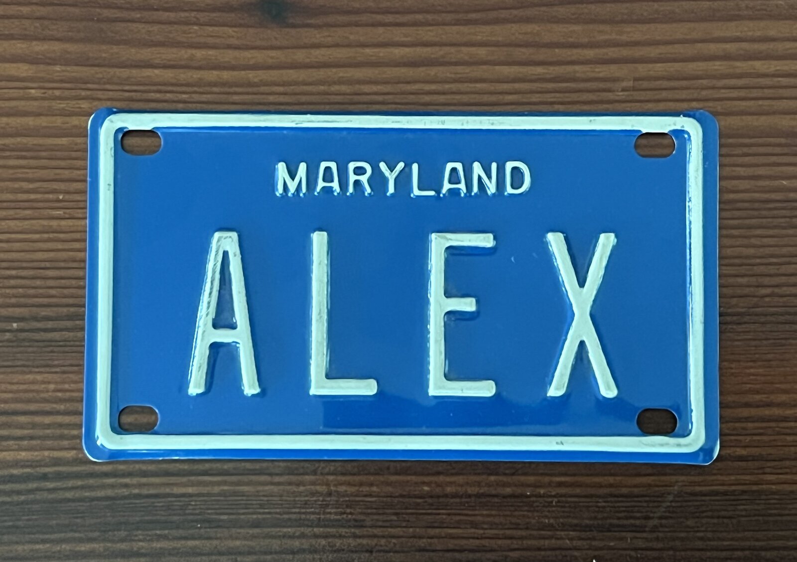 Sold - FS: Vintage Maryland “Alex” bicycle license plate $6/shipped ...