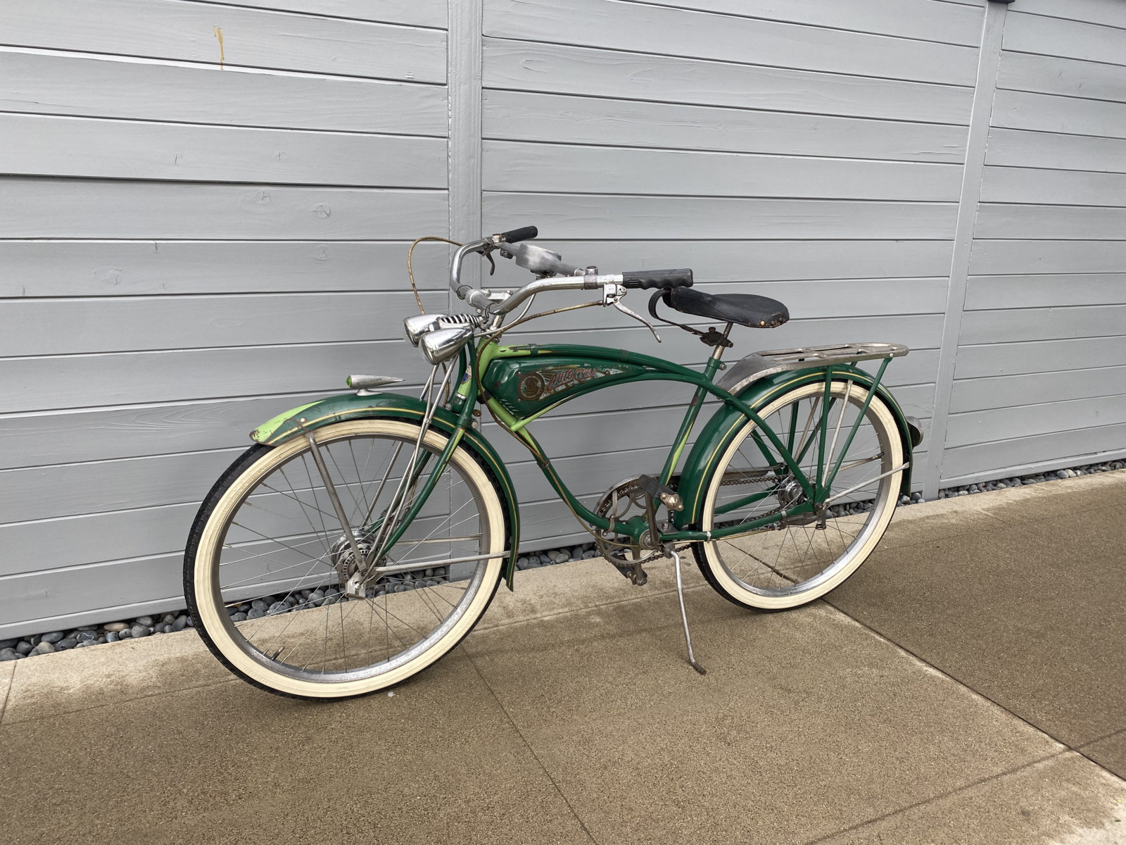 The Auto-Cycle Super Deluxe =1940= Before & After | All Things Schwinn ...