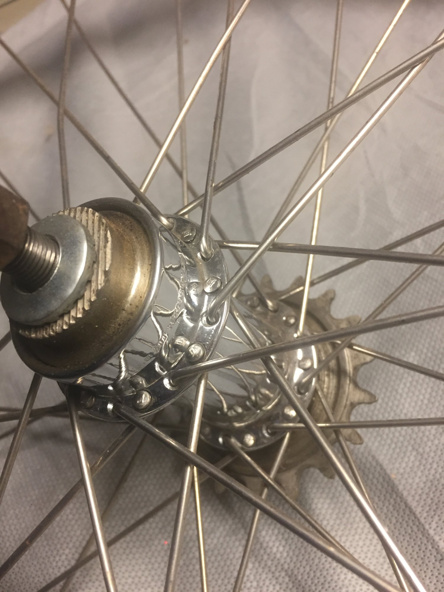 Sold - Complete Peerless wood rims, hubs, spokes 18?? $400 Shipped ...