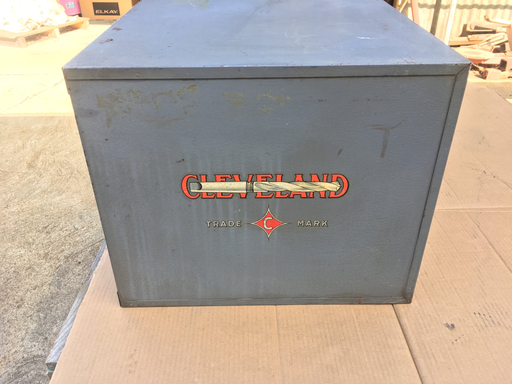 Sold - Cleveland twist drills and reamers cabinet | Archive (sold or ...