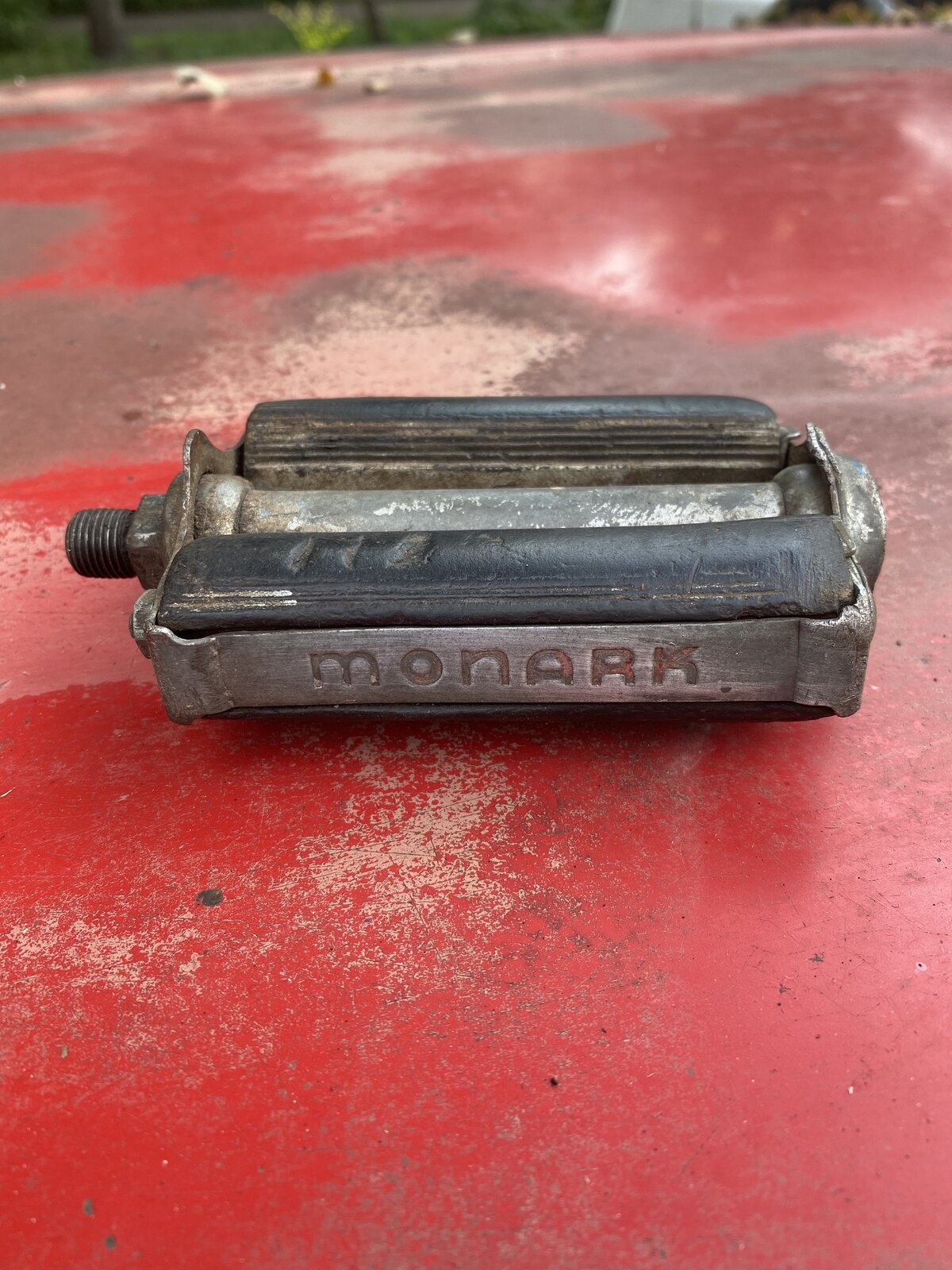 Sold - Postwar Monark Script pedal! | Archive (sold or withdrawn) | The ...