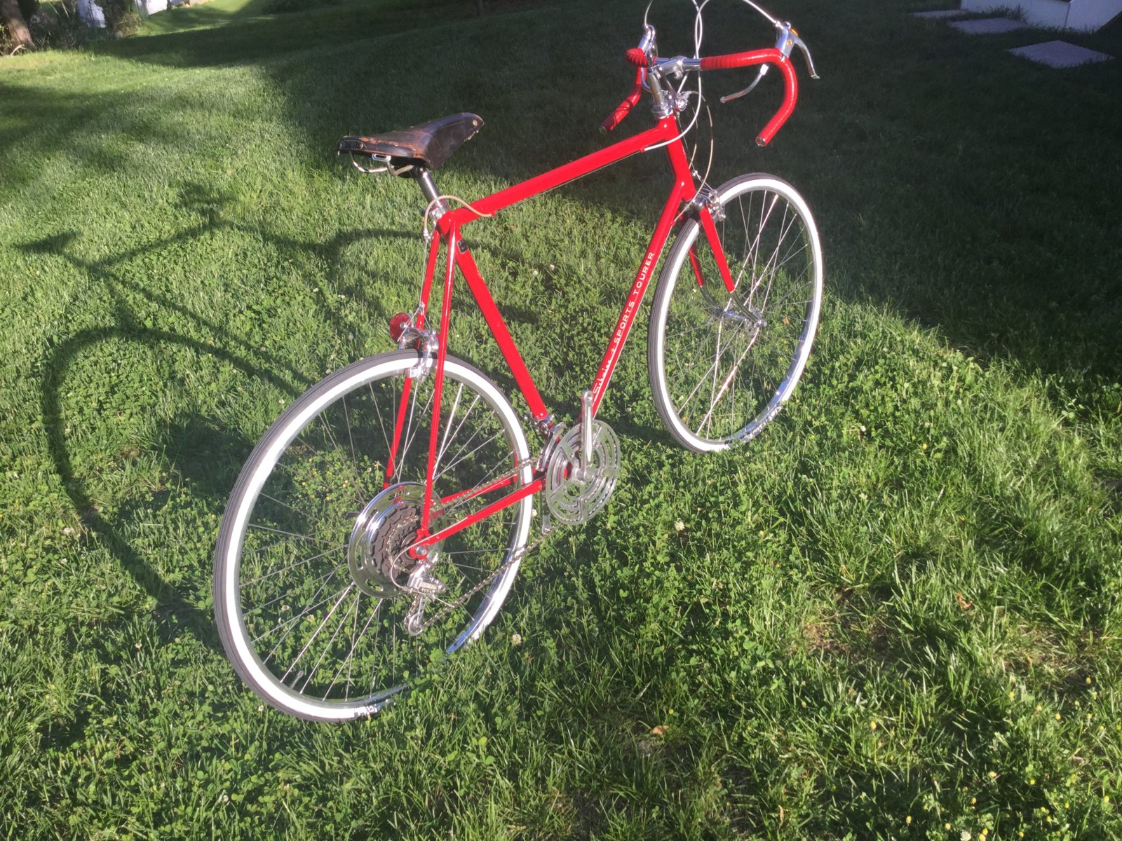 Opaque Red 1974 Schwinn Sports Tourer | Lightweight Schwinn Bicycles ...