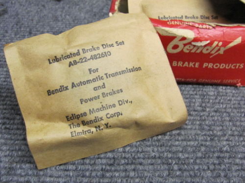 Bendix Automatic kickback hub brake disc set NOS | Stuff on eBay ...