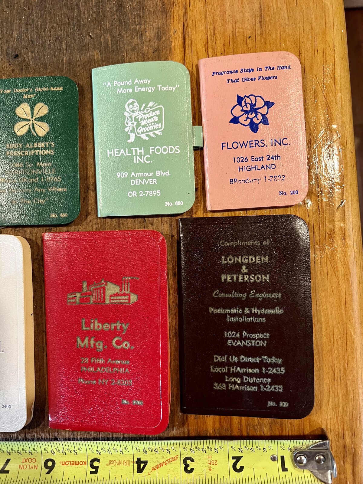 FS: antique/vintage (13) pocketbook/notebook/diary advertising ...
