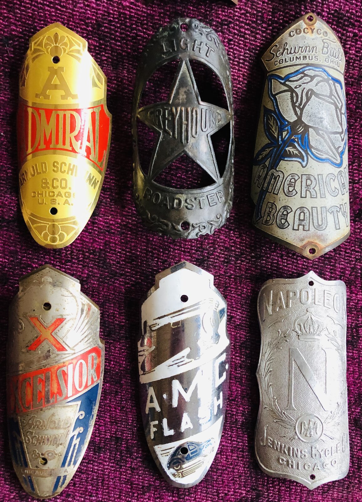 Quality Vintage Badges | Sell - Trade: Bicycle Parts, Accessories ...