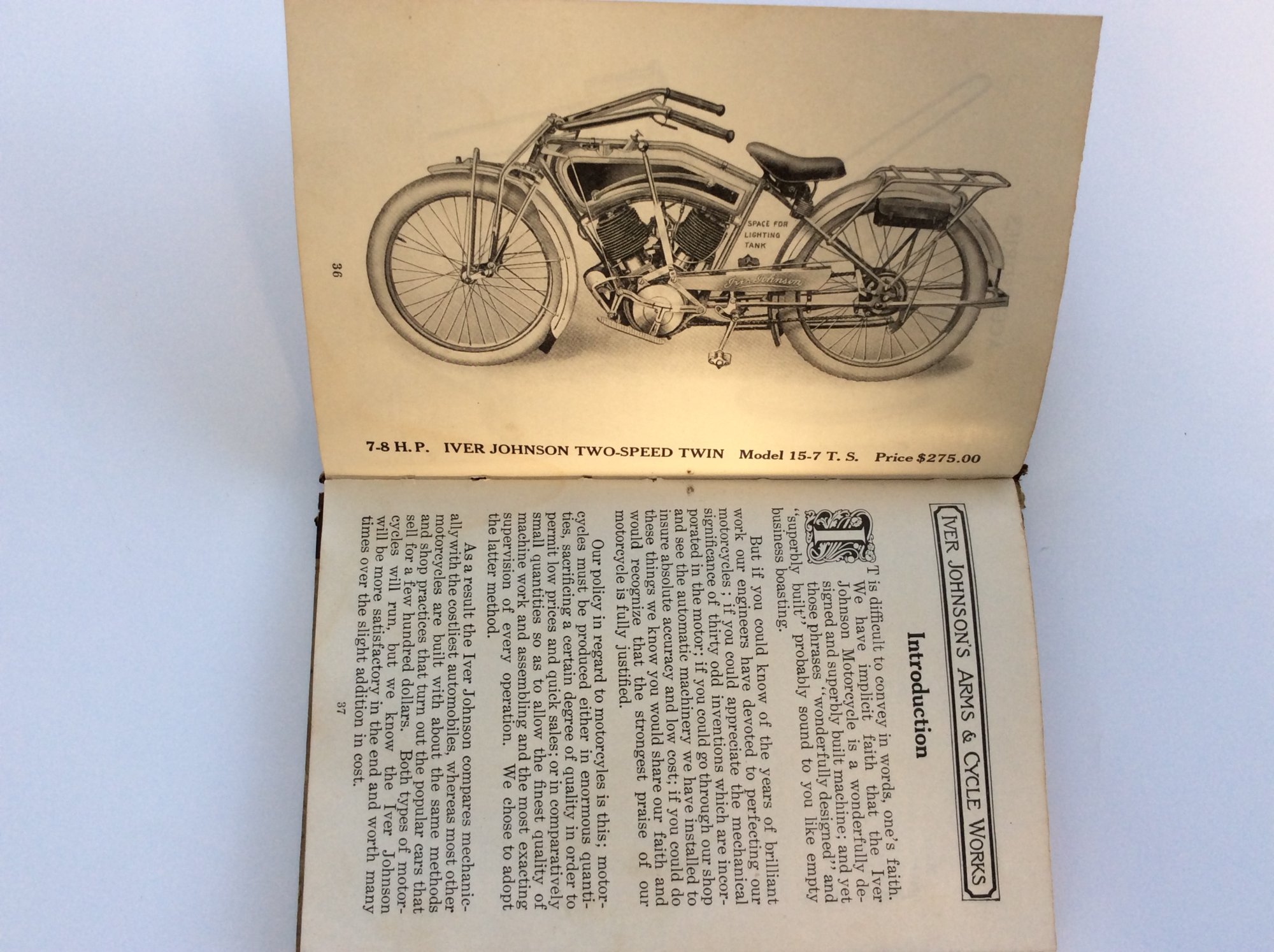 Sold - 1915 Iver Johnson Bicycle Motor Cycle | Archive (sold or ...