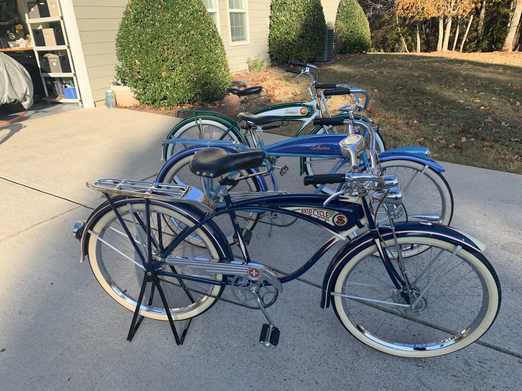 Schwinns out of the house and to into the garage! | All Things Schwinn ...