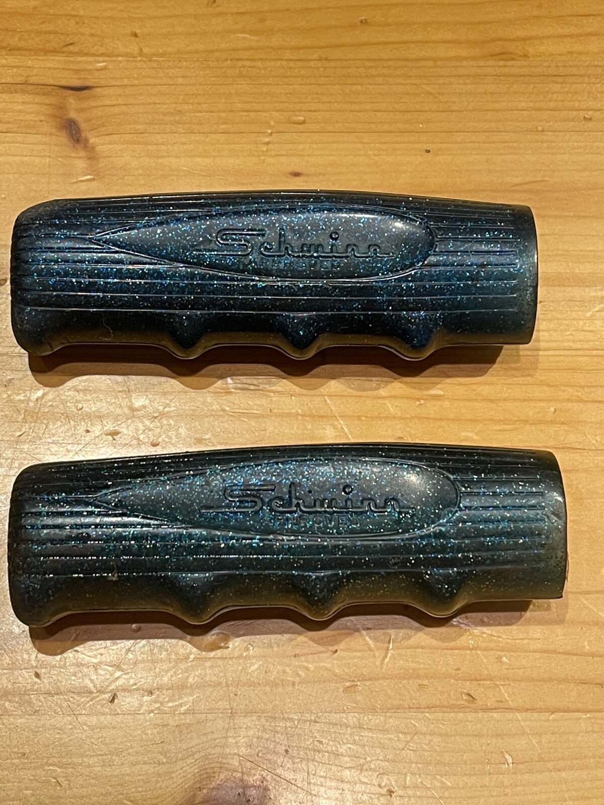 Blue chubby glitter grips. | Sell - Trade: Bicycle Parts, Accessories ...