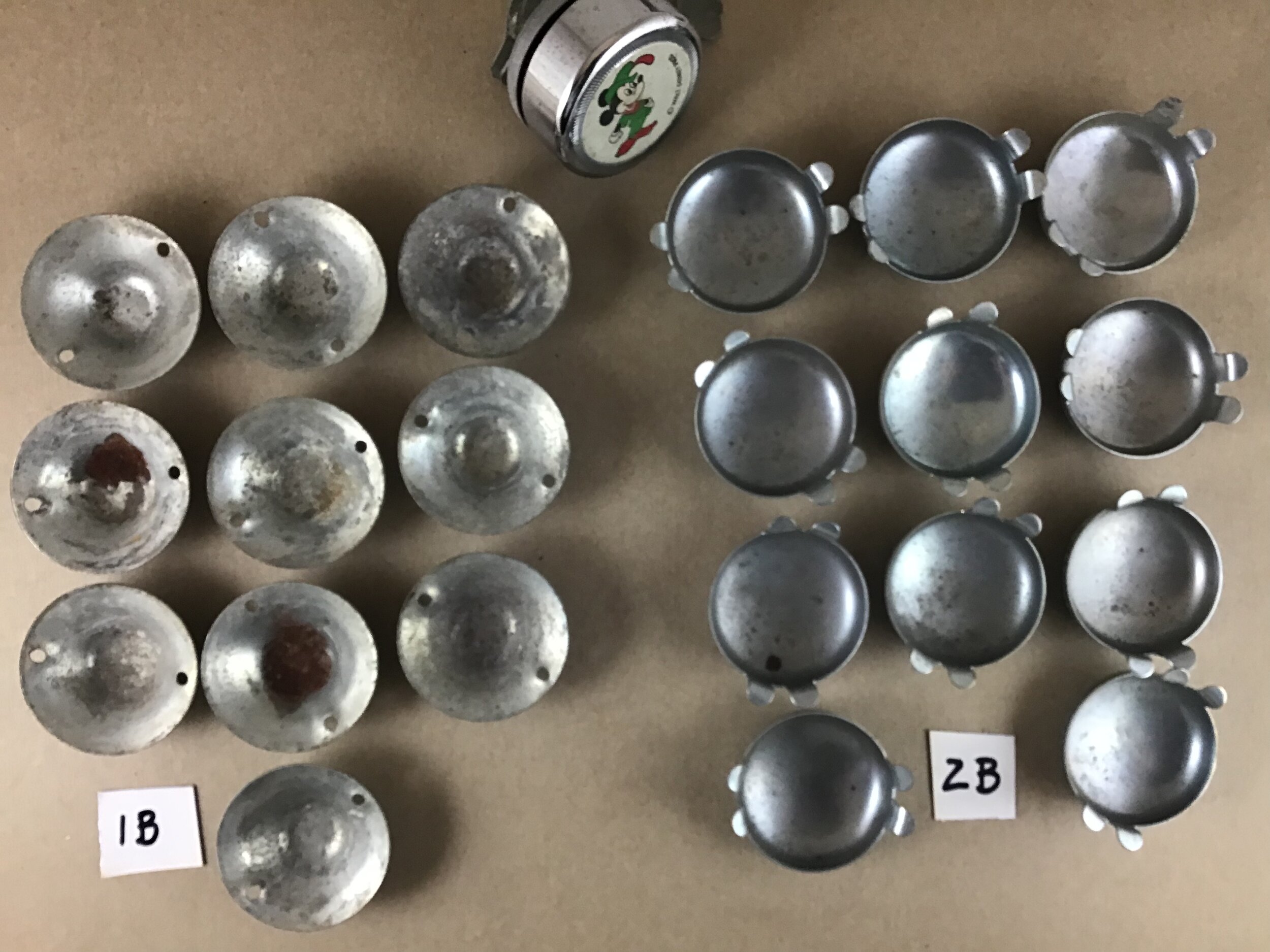 Hub caps juvenile riders - Half Moon and Low dome | Deal Or No Deal ...
