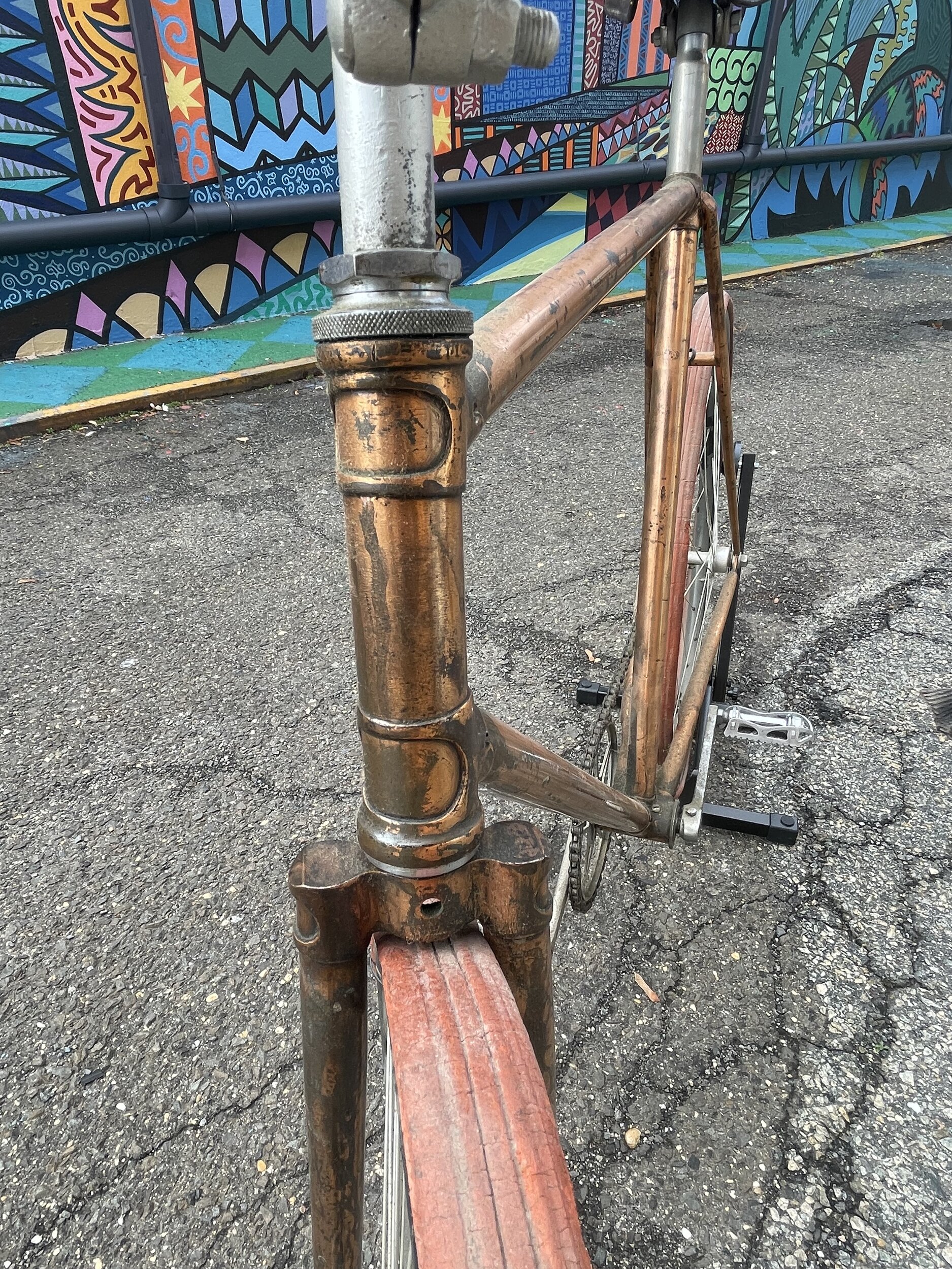 Early Copper Plated Track Bike | Sell - Trade: Complete Bicycles | The ...