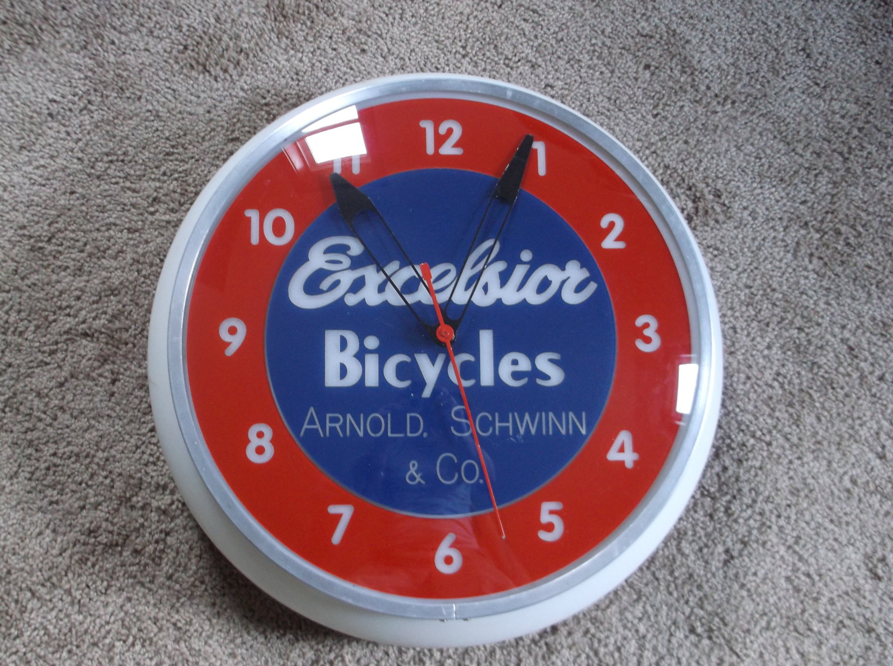Original Arnold Schwinn Excelsior Dealer Dualite Clock | Sell - Trade ...