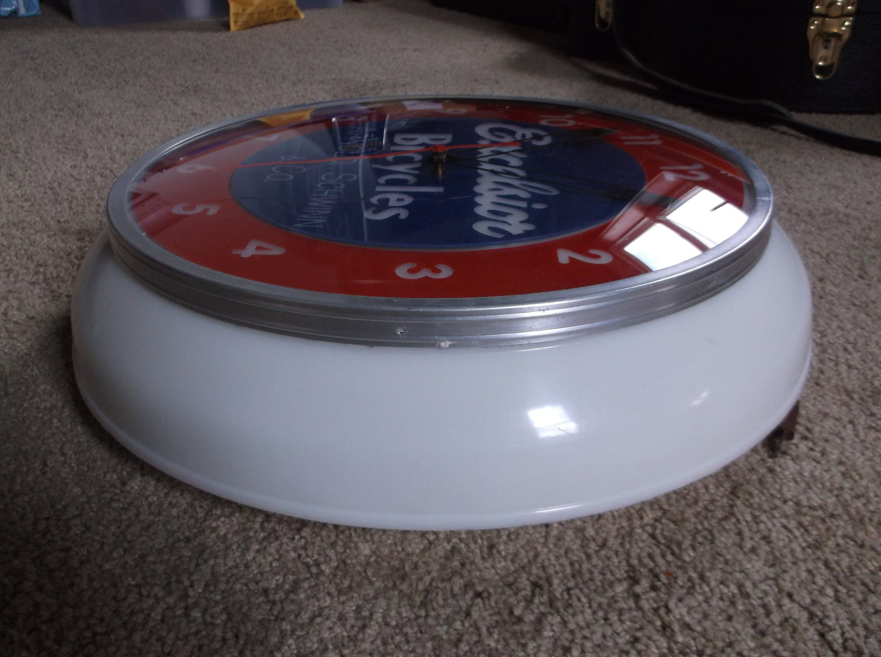 Original Arnold Schwinn Excelsior Dealer Dualite Clock | Sell - Trade ...
