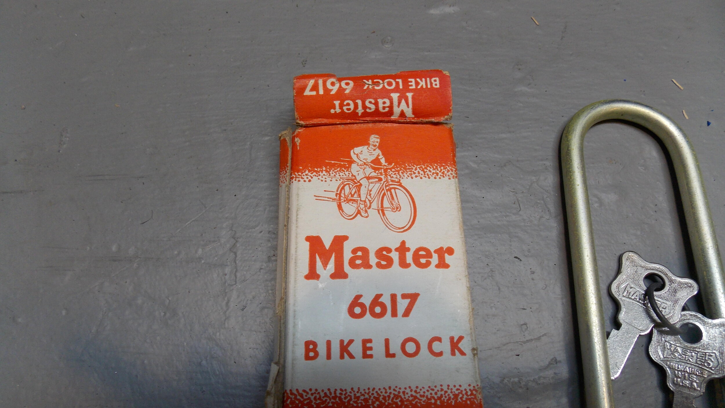 Sold - Master Lock Bicycle lock 6617 | Archive (sold or withdrawn ...