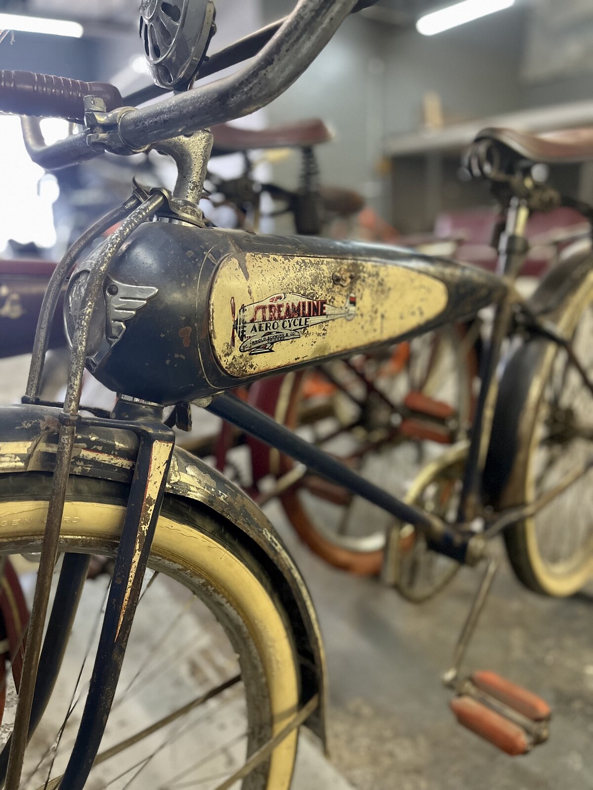 Original paint Blue Aerocycle | General Discussion About Old Bicycles ...