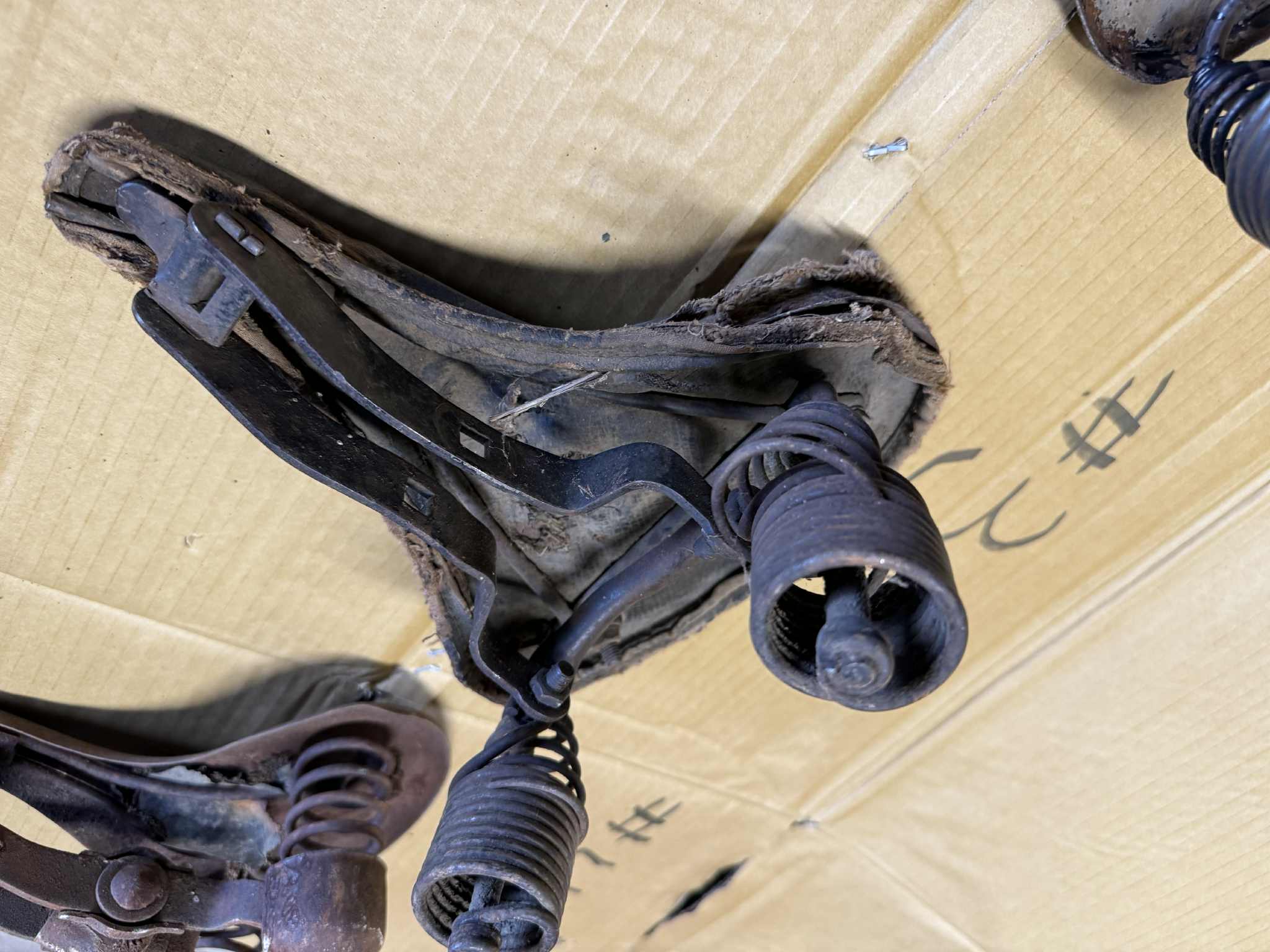 Lot of saddles, prewar, long spring, parts, etc. | Sell - Trade ...