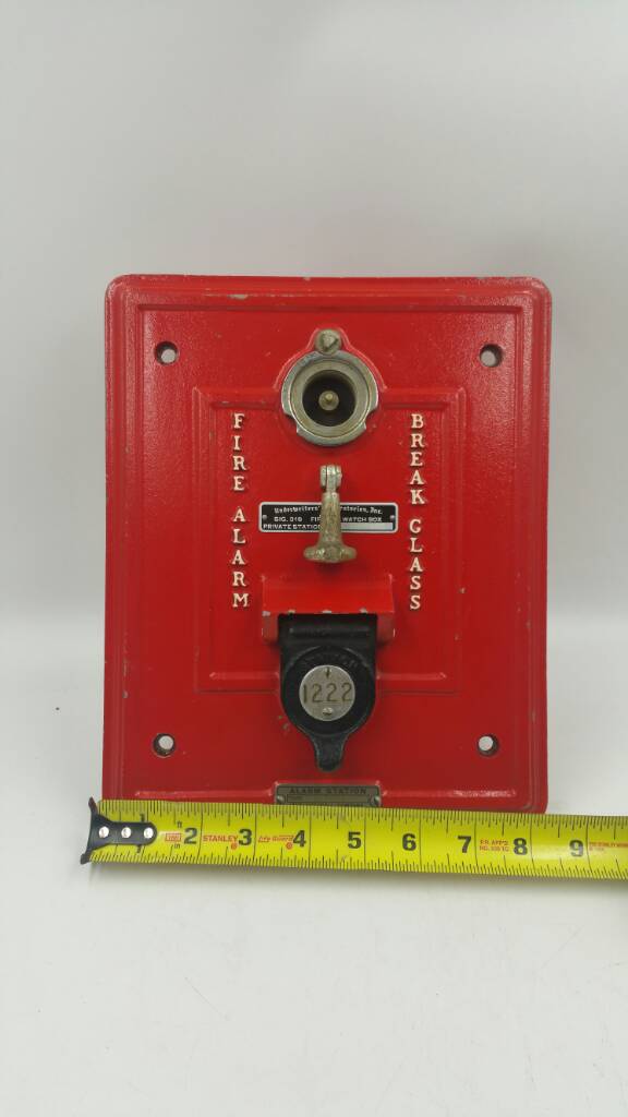 Antique Firemen Alarm Station The Autocall Company Original Condition ...