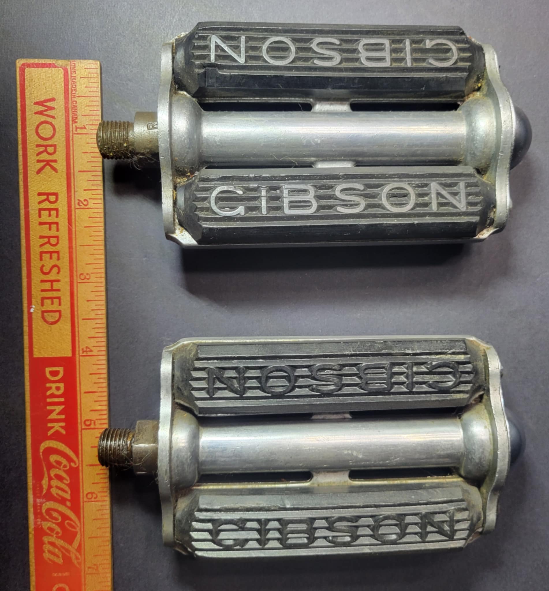 Sold - 1923 Gibson MINT pedals Schwinn CCM bicycle pedals | Archive ...