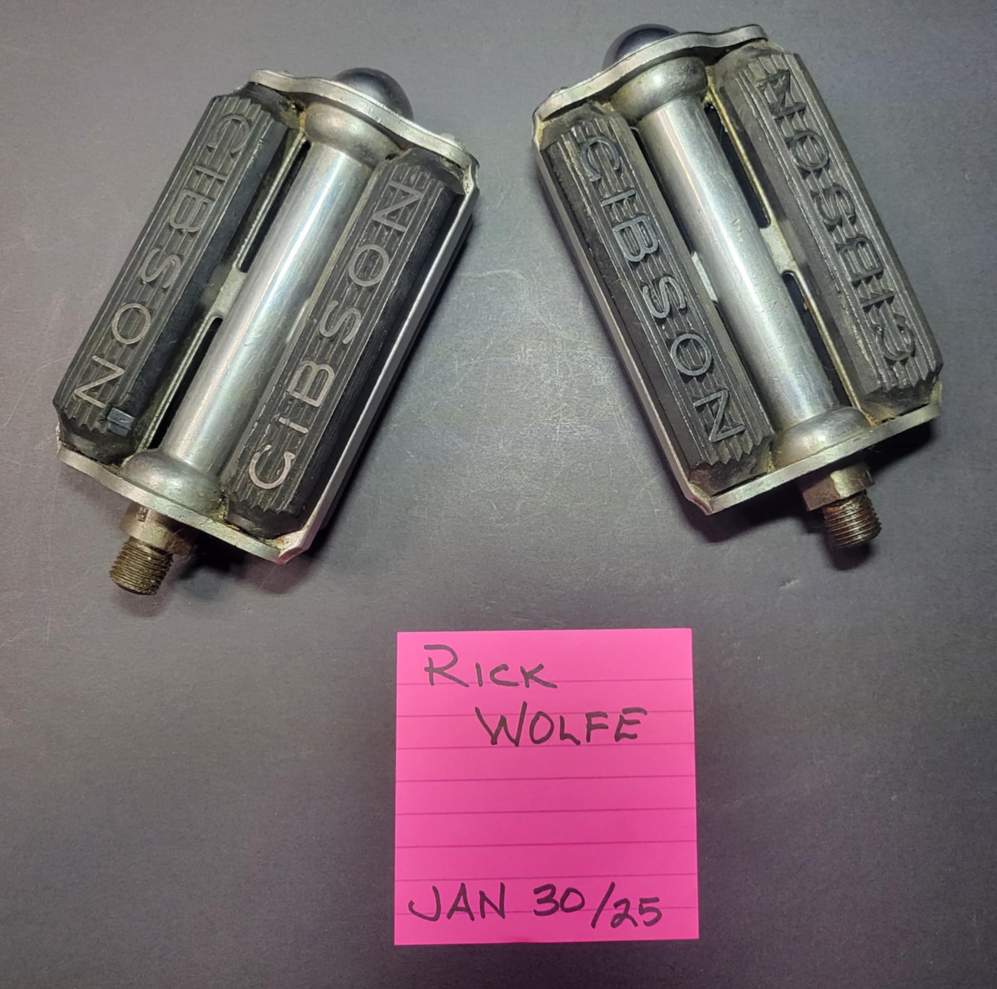 Sold - 1923 Gibson MINT pedals Schwinn CCM bicycle pedals | Archive ...