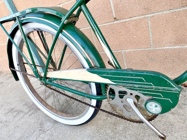 Sold - Super Nice original Coach Green/Ivory B6 Autocycle bike complete ...