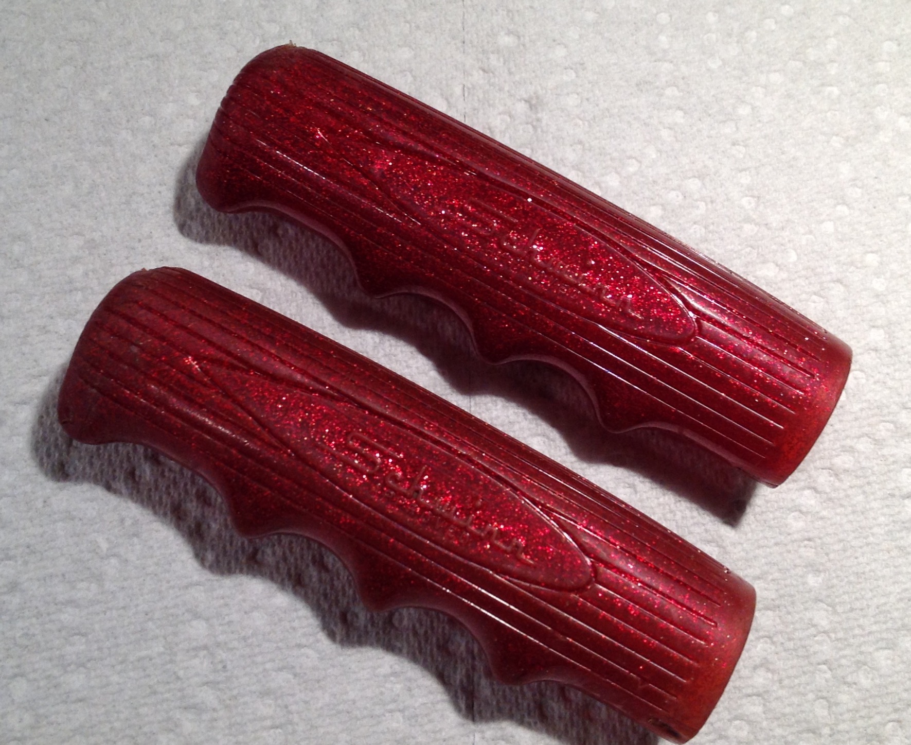 Schwinn Red Glitter Grips | Sell - Trade: Bicycle Parts, Accessories ...