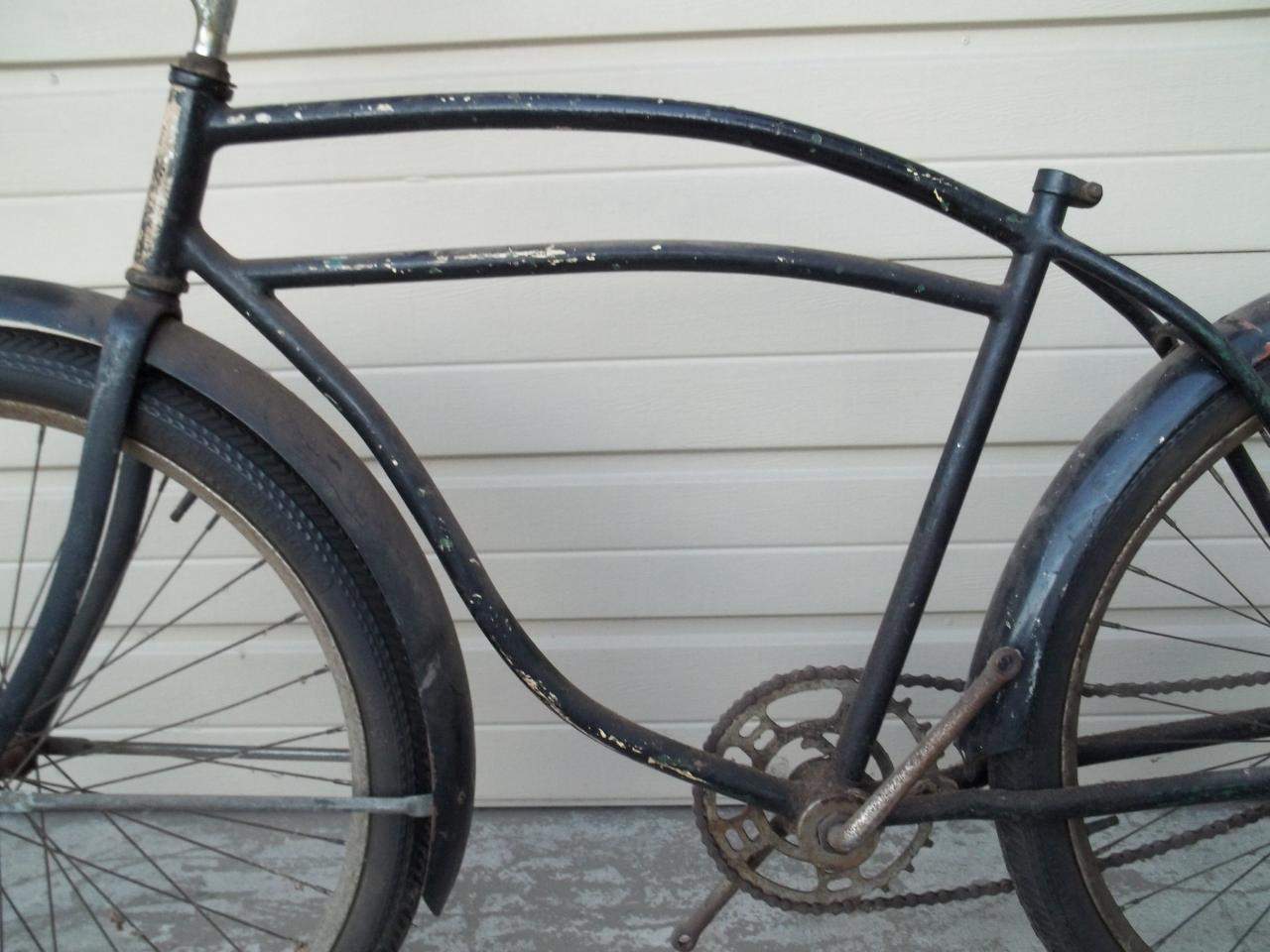 Vintage mens rollfast 26"balloon pre war post war skip tooth dog leg ...
